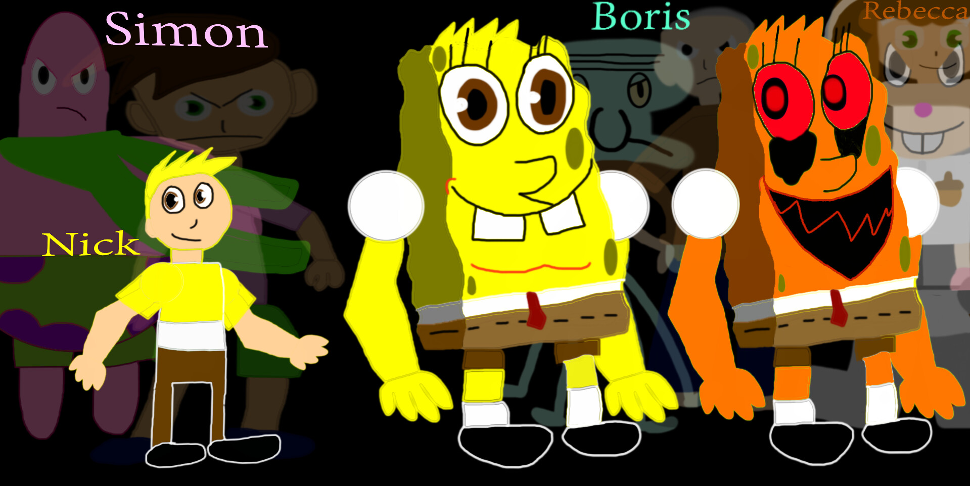 ArtStation - SpongeVHS(A.K.A VHSbob, Needlemouse inspired Spongebob ...