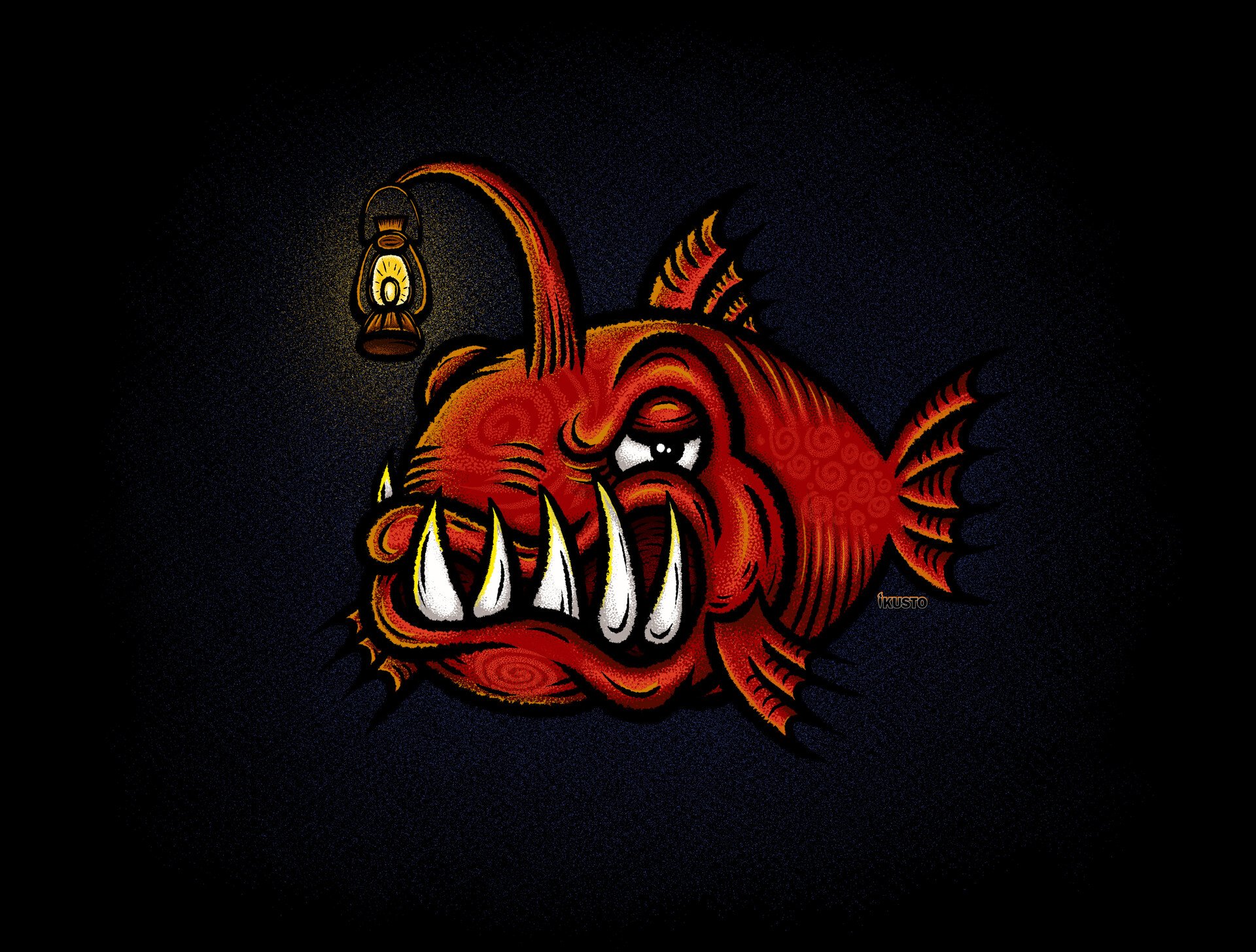 ArtStation - Evil fish