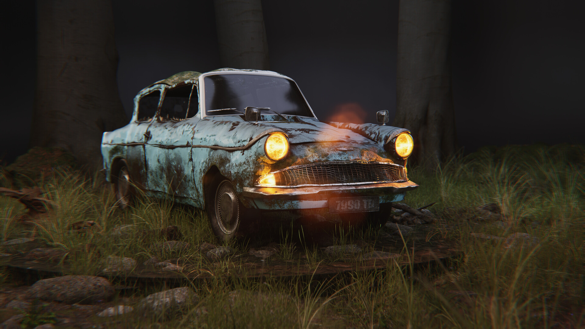 ArtStation - Ford Anglia