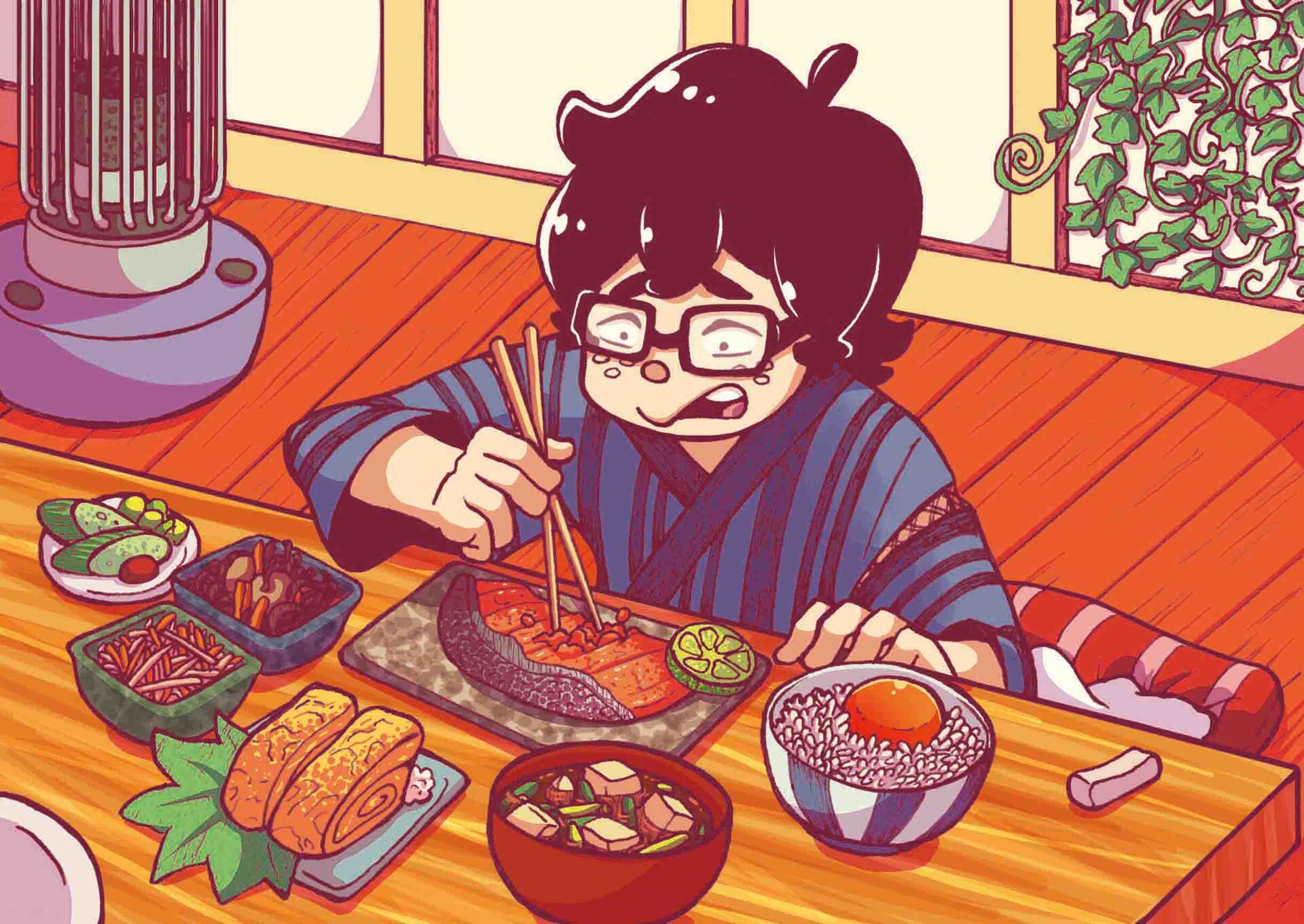 ArtStation - Colored asagohan