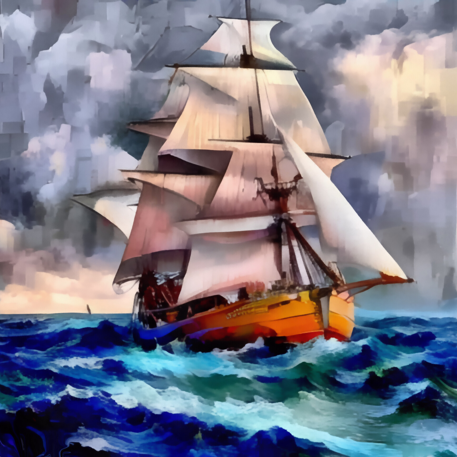 ArtStation - Navigating the roaring forties