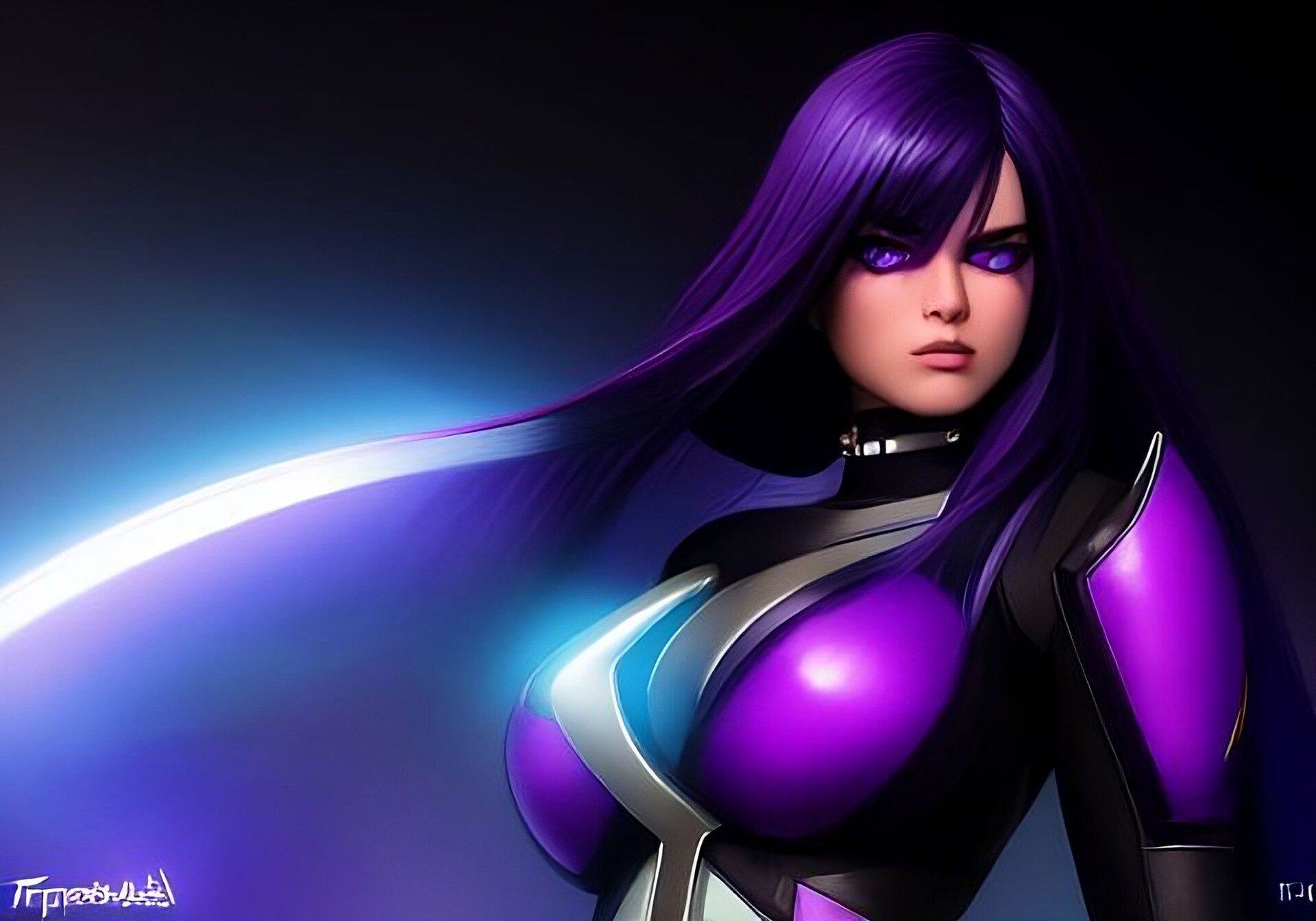 ArtStation - Blackfire - Teen Titans (Hyperrealism, highest detail)