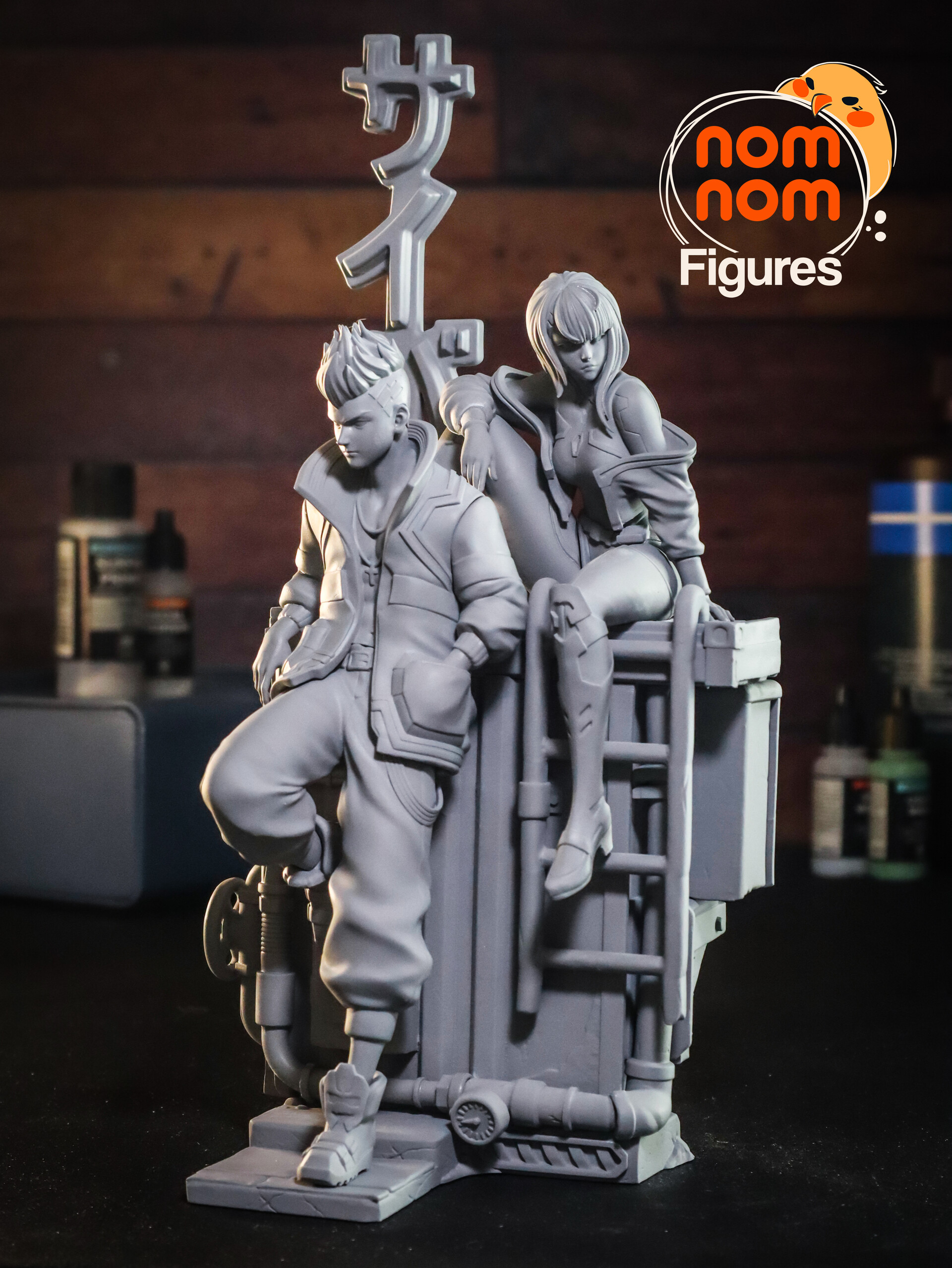 NomNom Figures - Lucy x David - Cyberpunk
