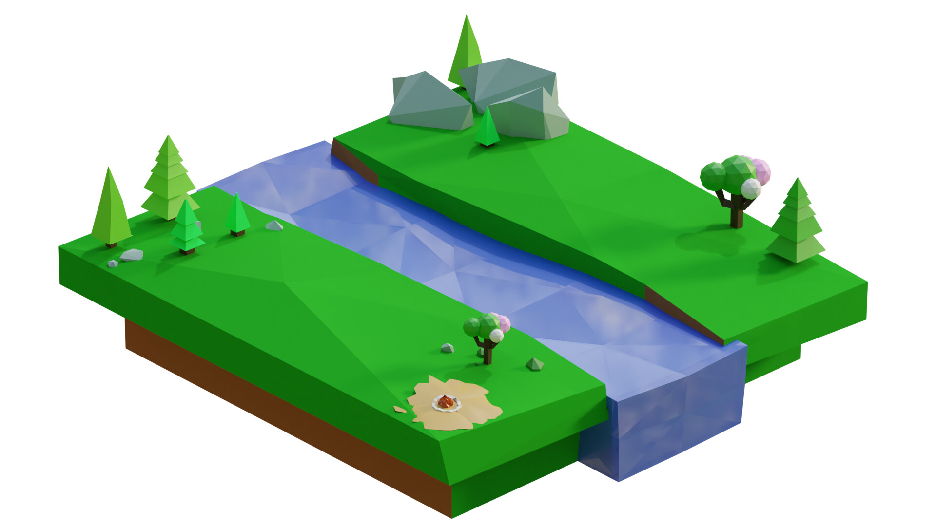 ArtStation - Low Poly World