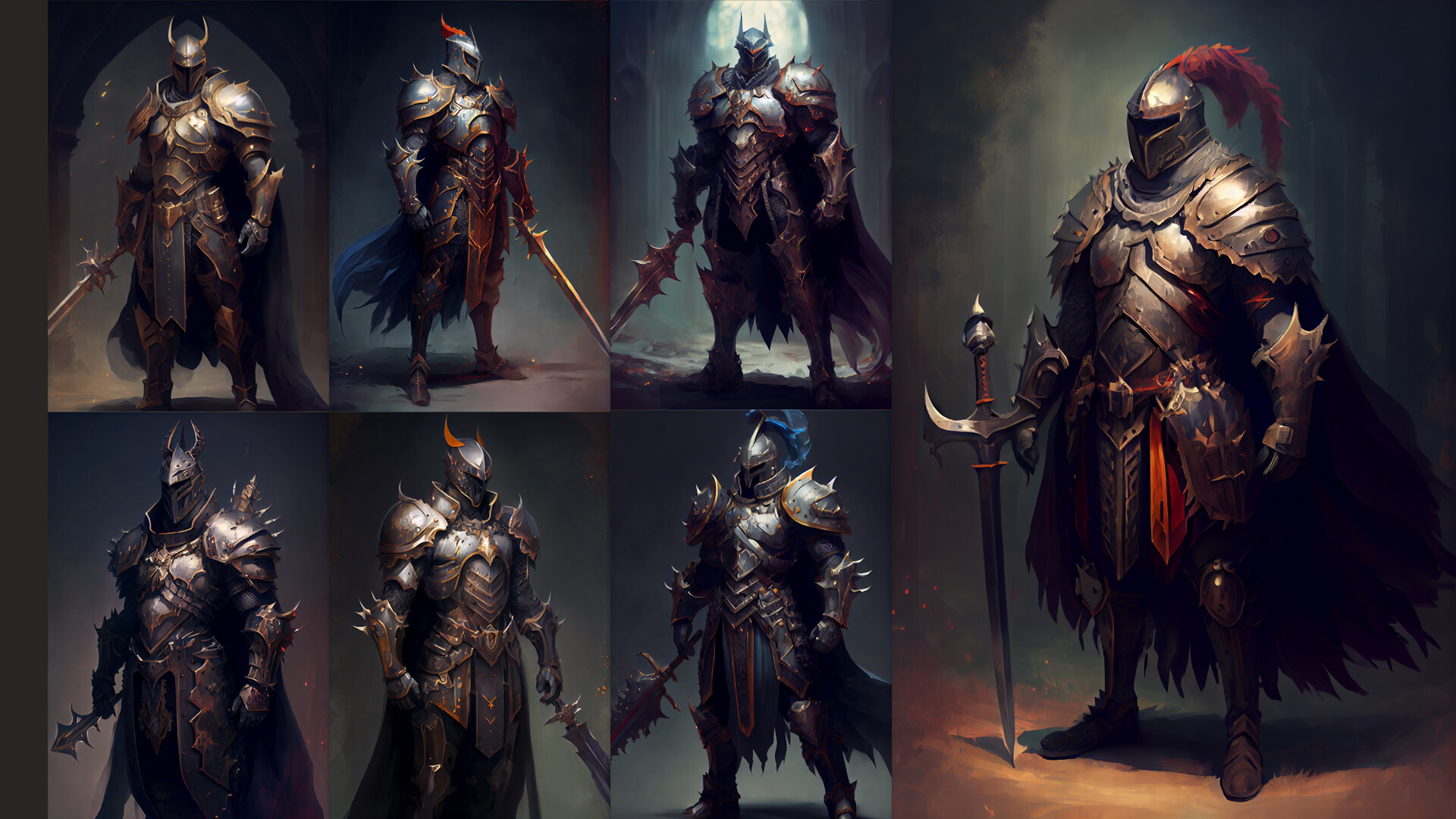 ConceptWithMe - 200 Knight-Concept Reference Pack Vol.01