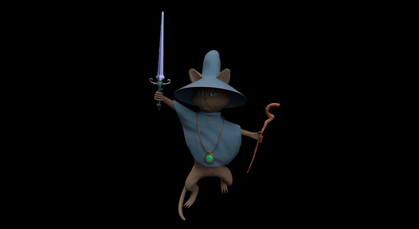 ArtStation - Witch cat