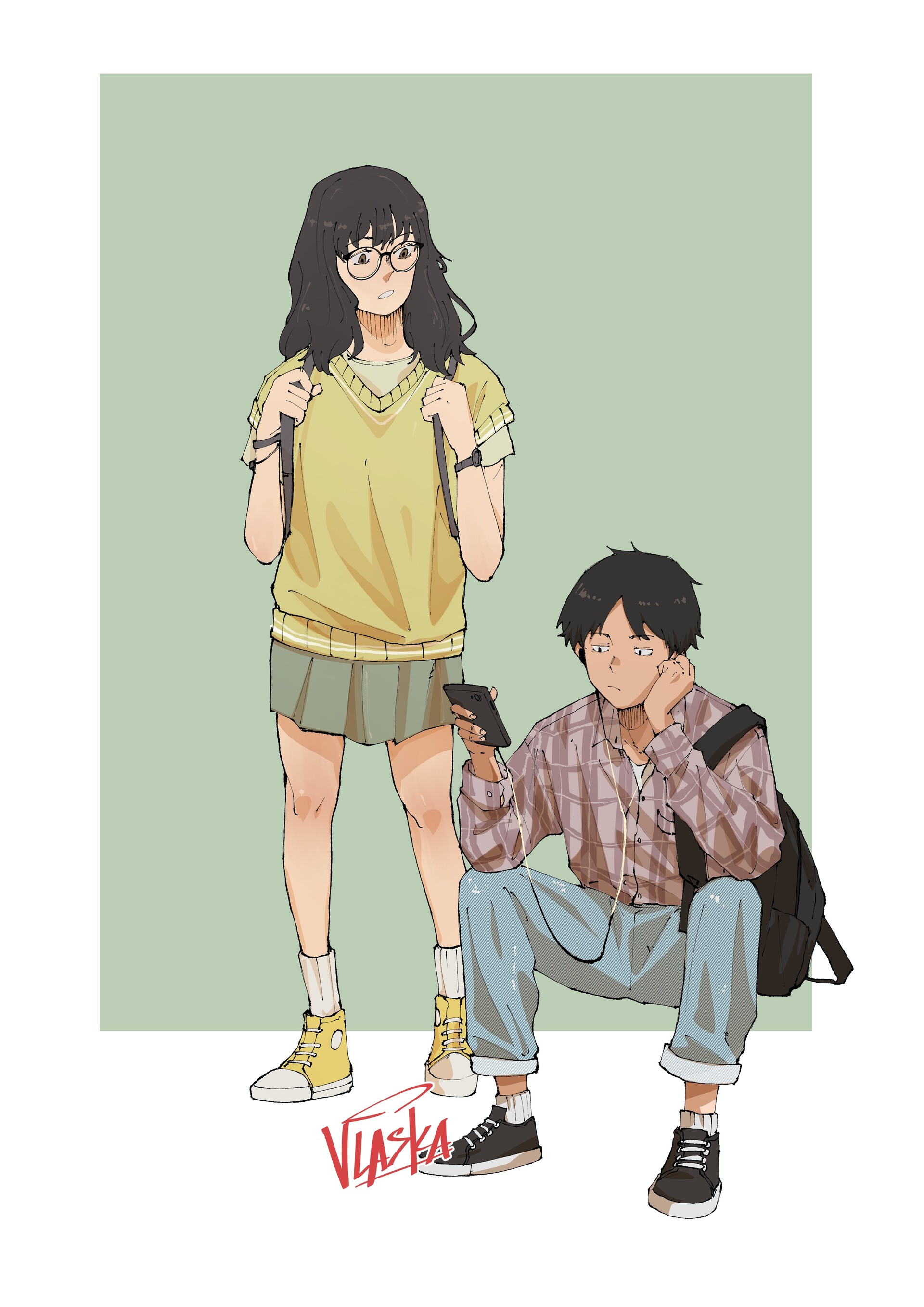 ArtStation - Listening to your playlist