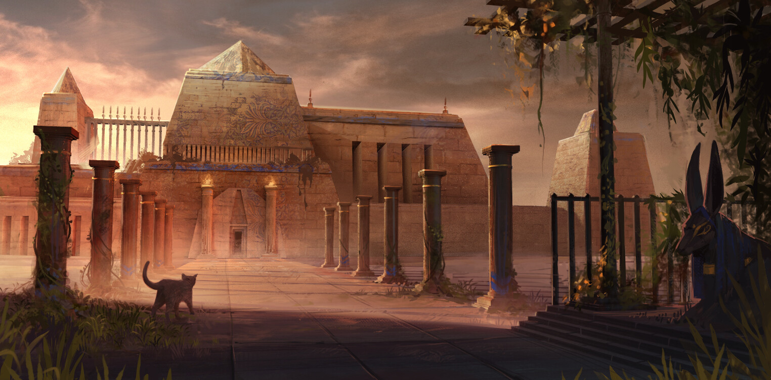 ArtStation - Akerashah's temple
