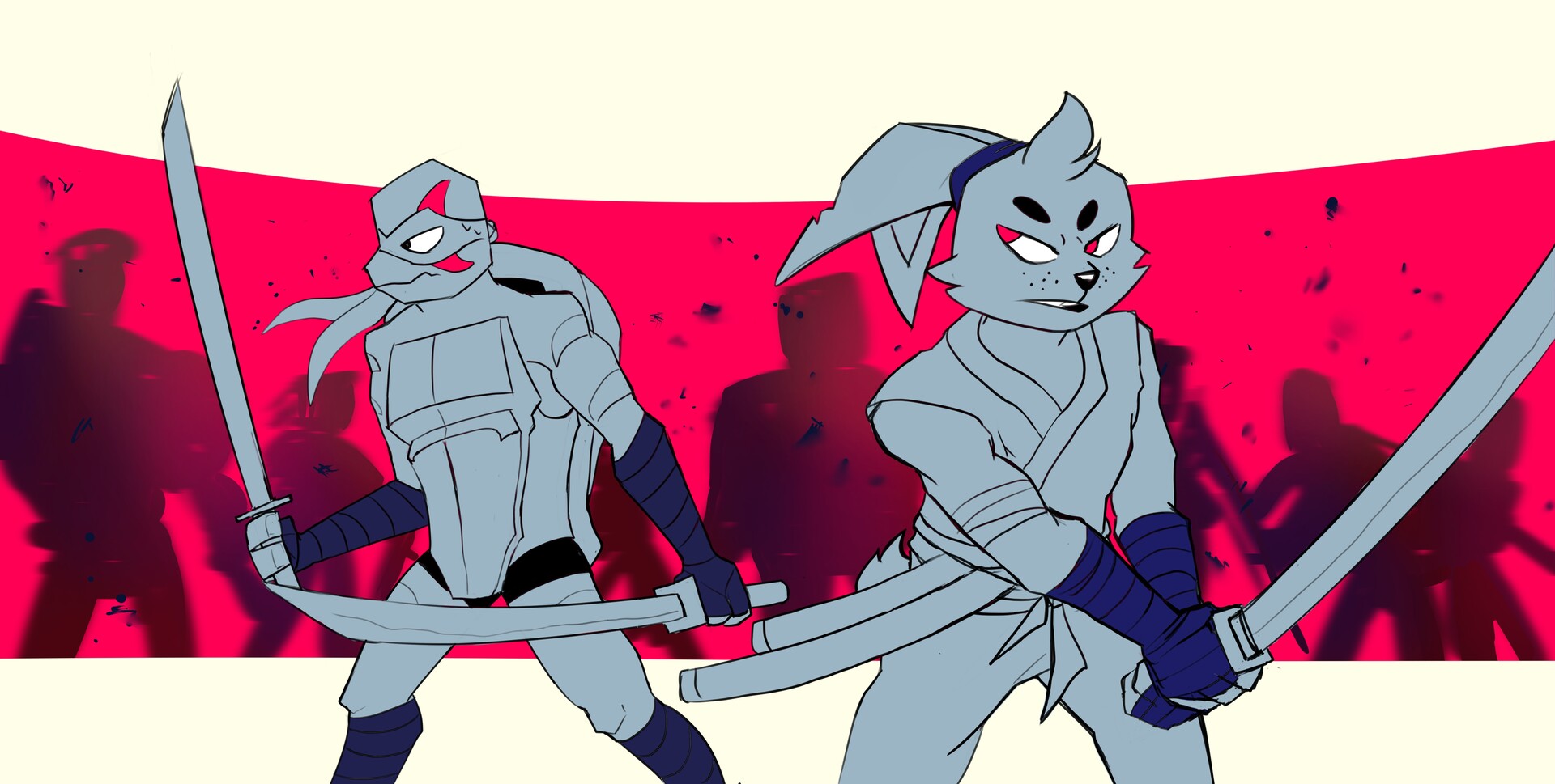 ArtStation - rise!leonardo usagi crossover