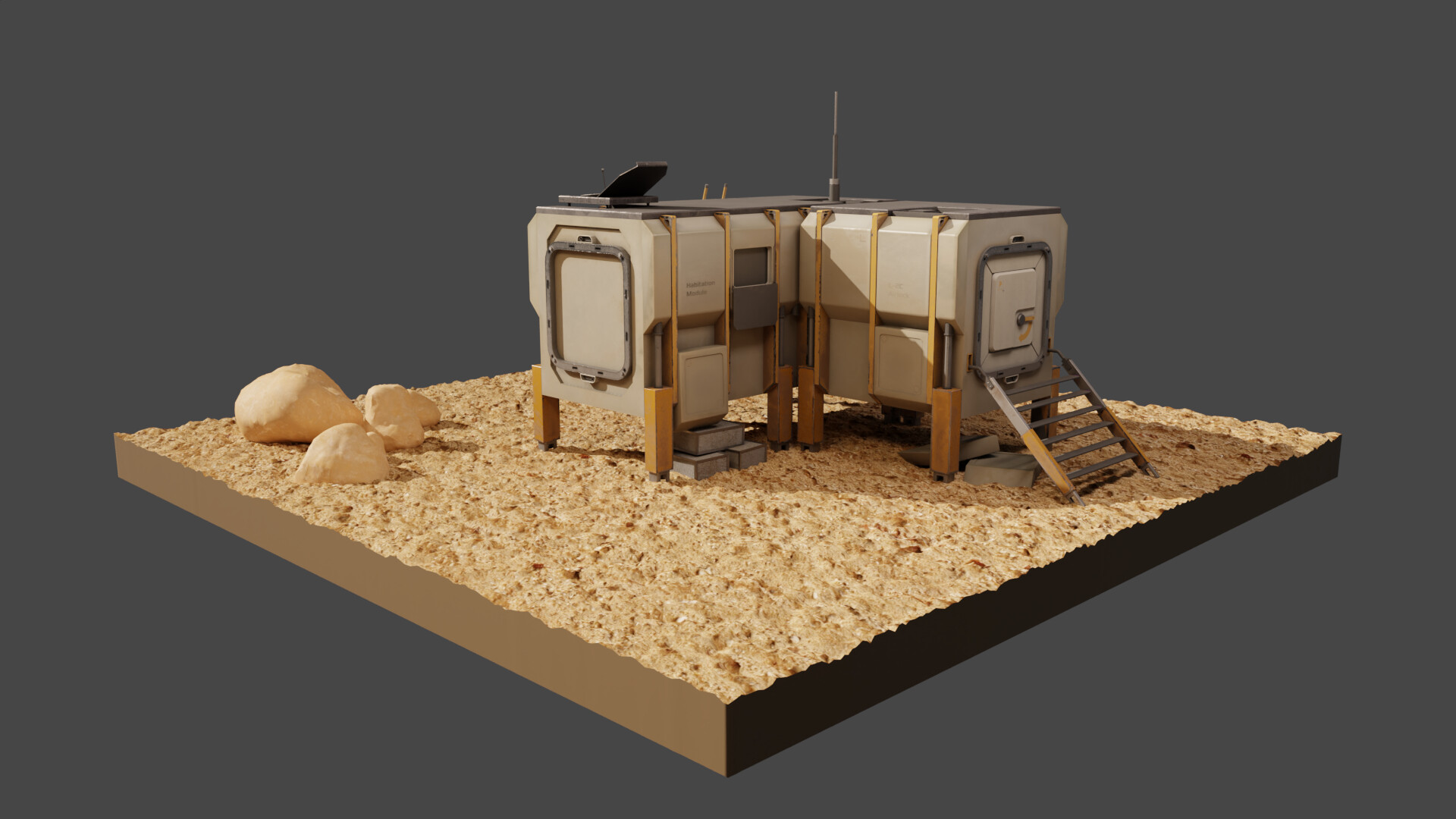 ArtStation - Science Fiction Habitat