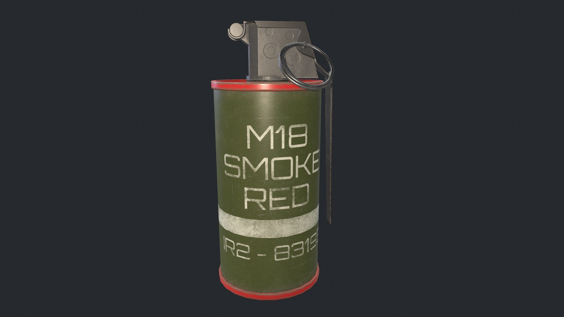 ArtStation - M18 Smoke Grenade 3D Model