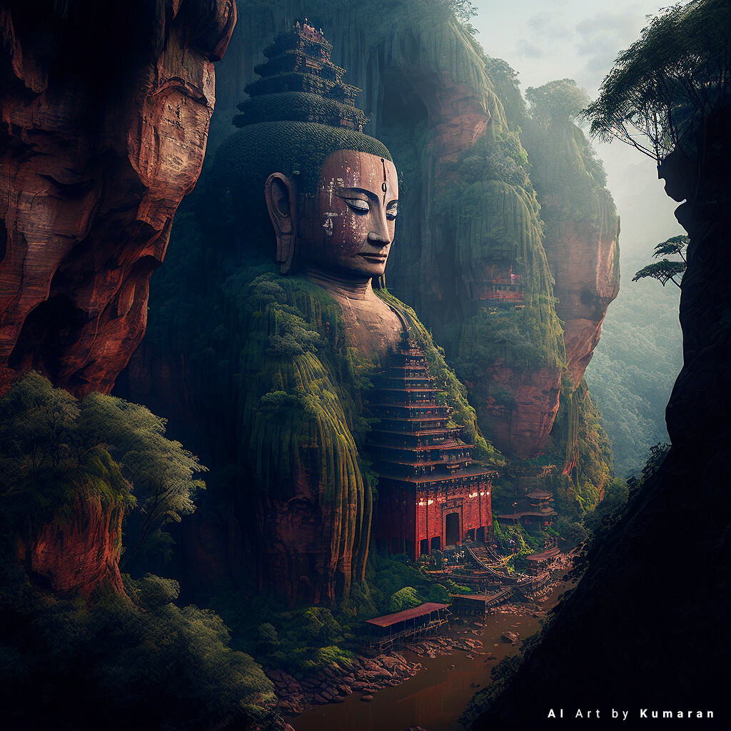 ArtStation - Leshan Buddha
