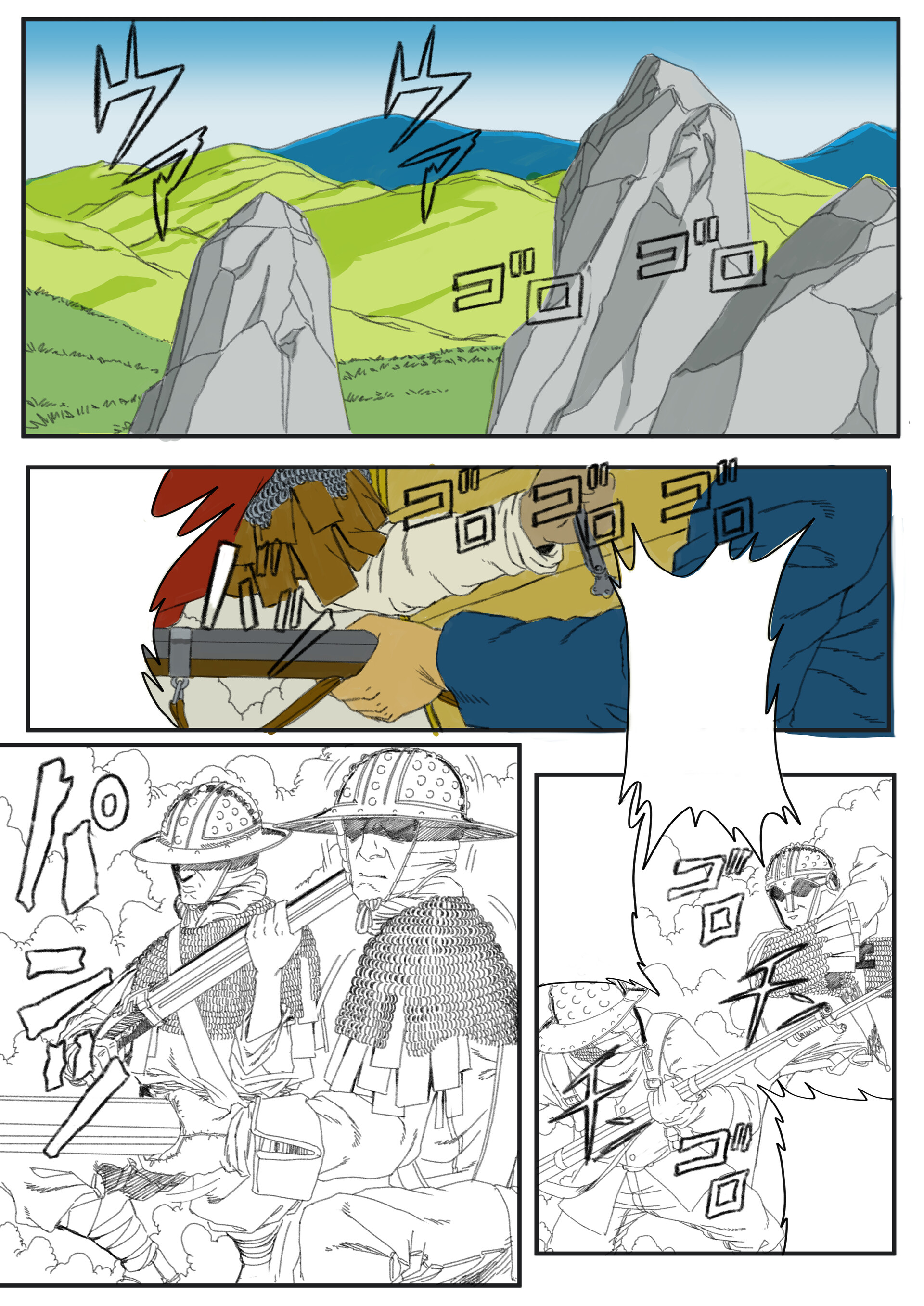 ArtStation - Unfinished manga panels