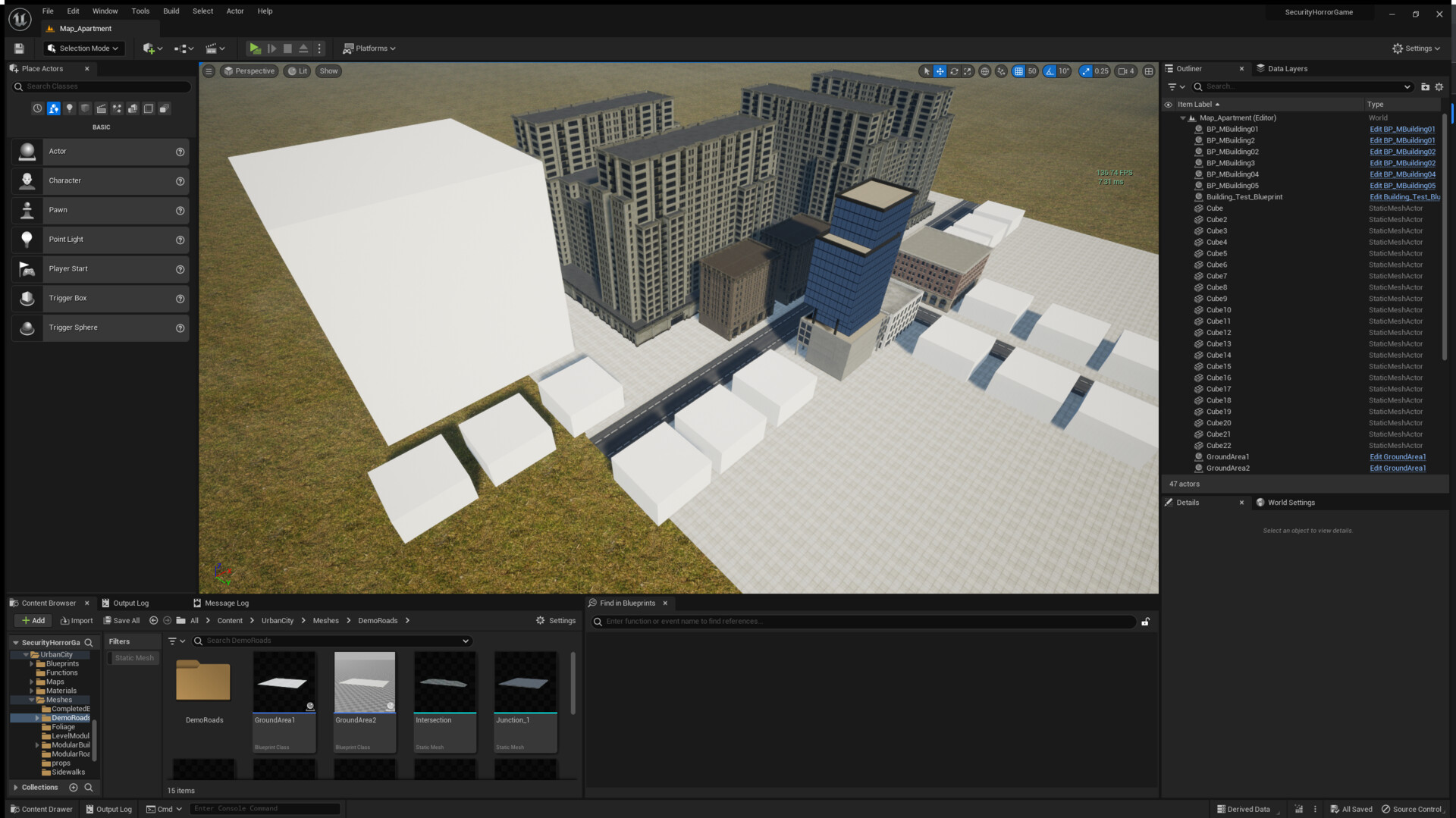ArtStation - White boxing - City 1
