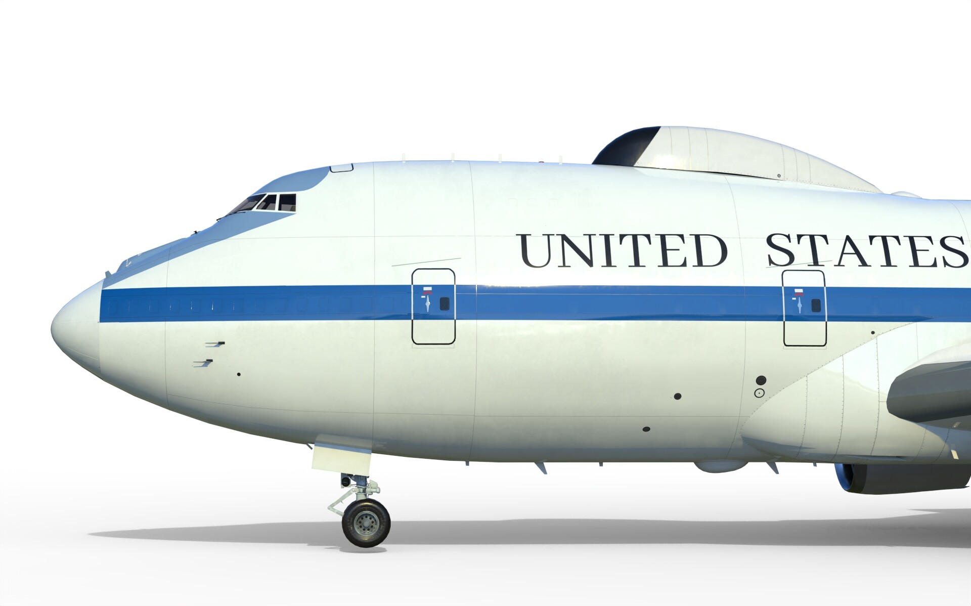 Tim Samedov - Boeing E-4 Doomsday plane 3D model