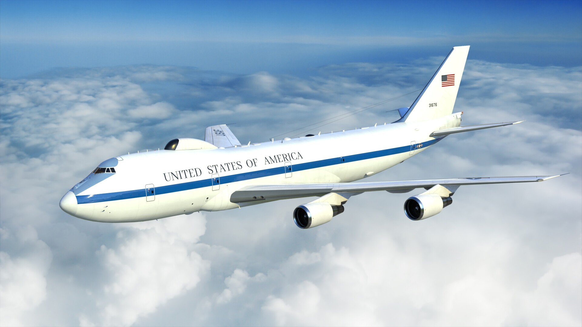 Tim Samedov - Boeing E-4 Doomsday plane 3D model