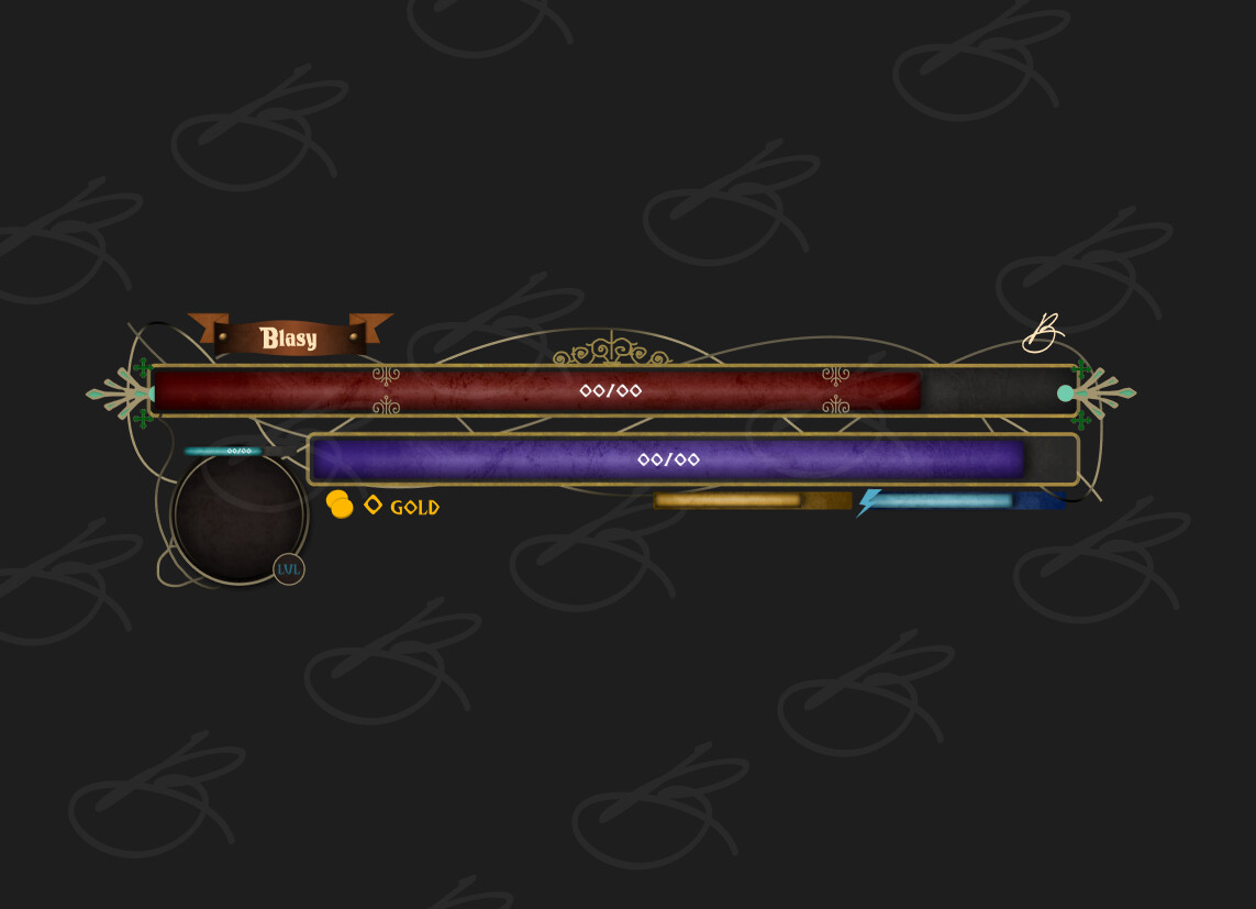 ArtStation - Fantasy Ui's