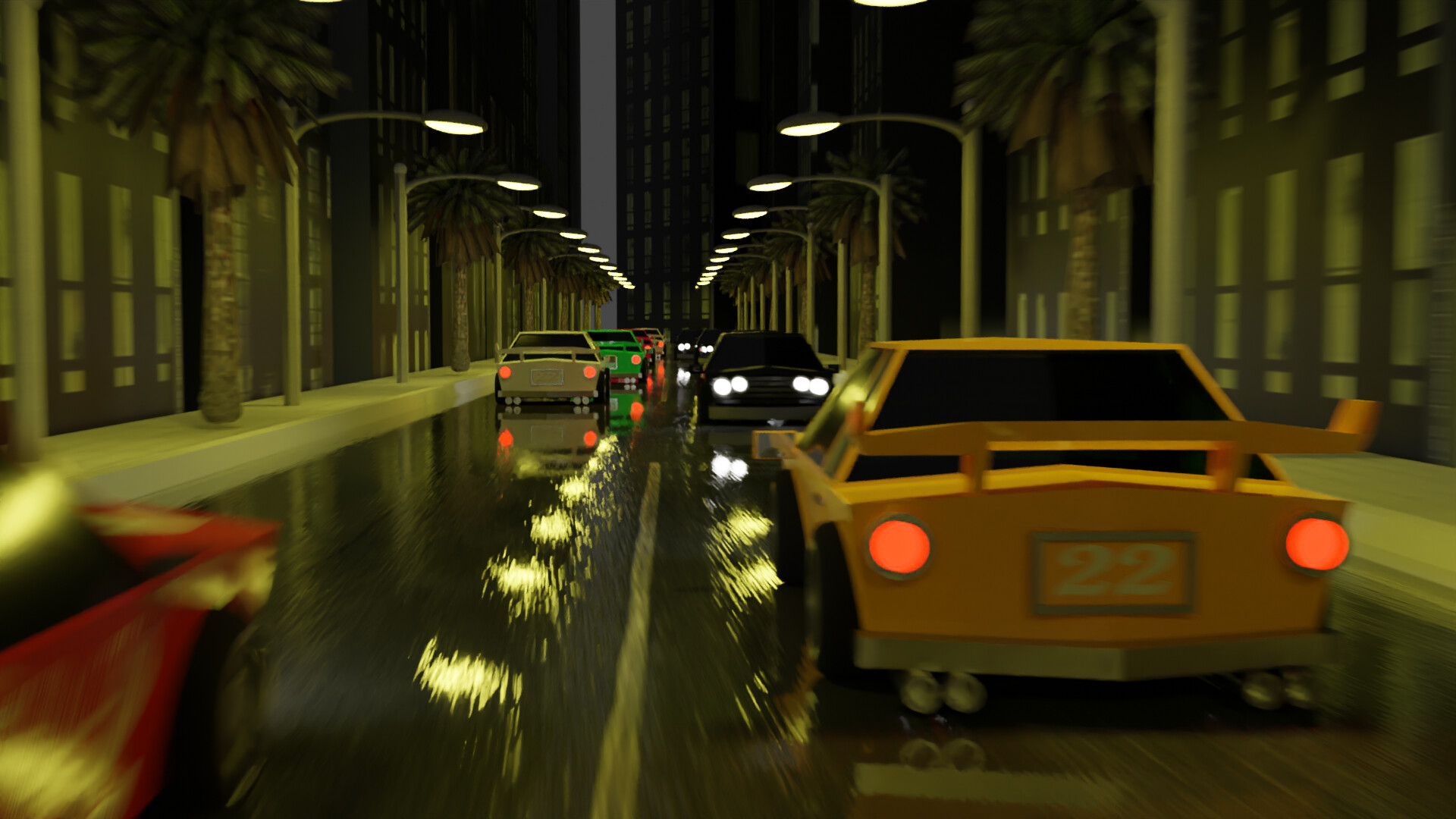 ArtStation - Car Chase