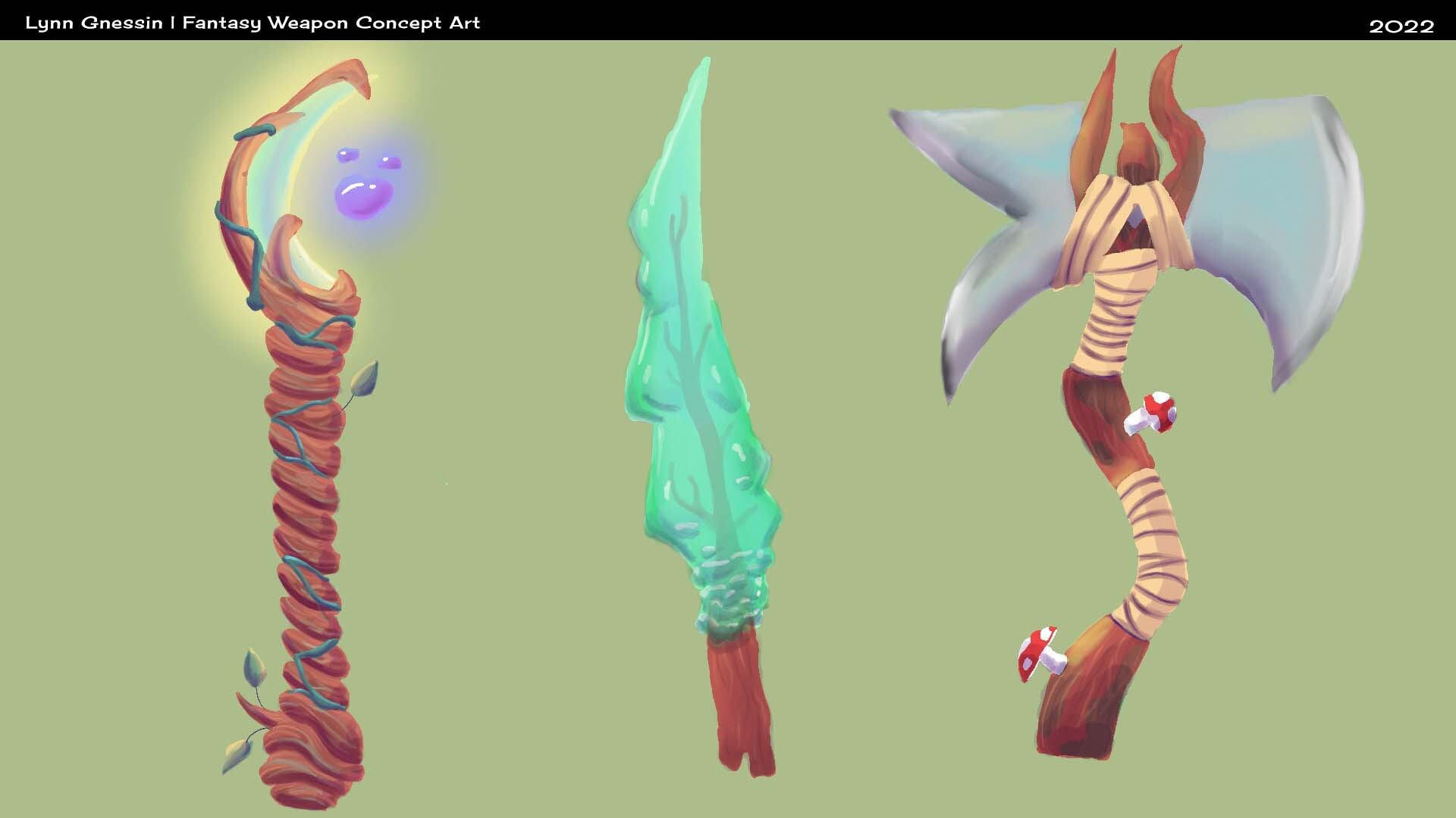 ArtStation - Fantasy Weapon Concept Art