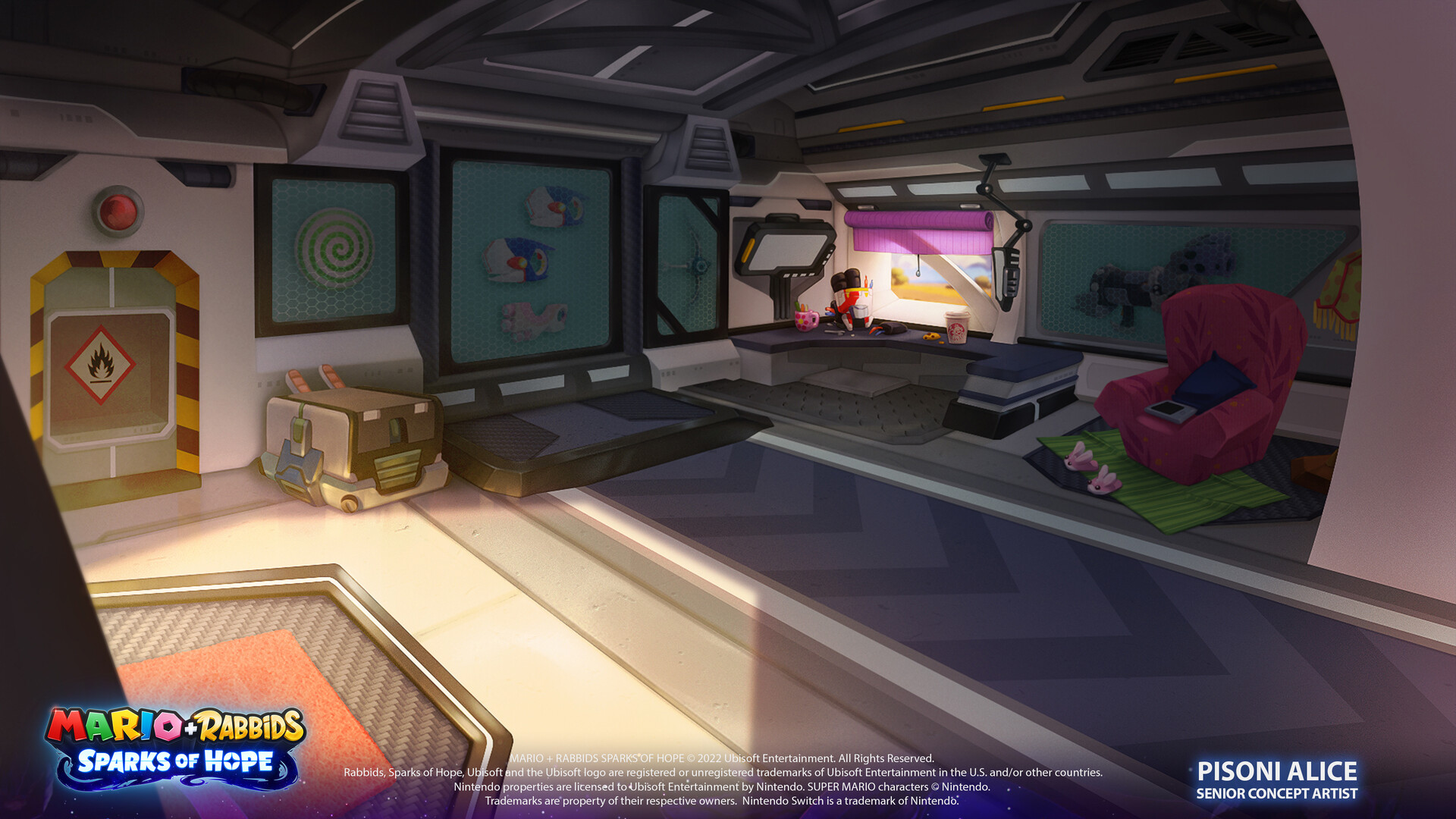 Alice Pisoni - Mario+Rabbids Sparks of Hope - SPACESHIP ARMORY