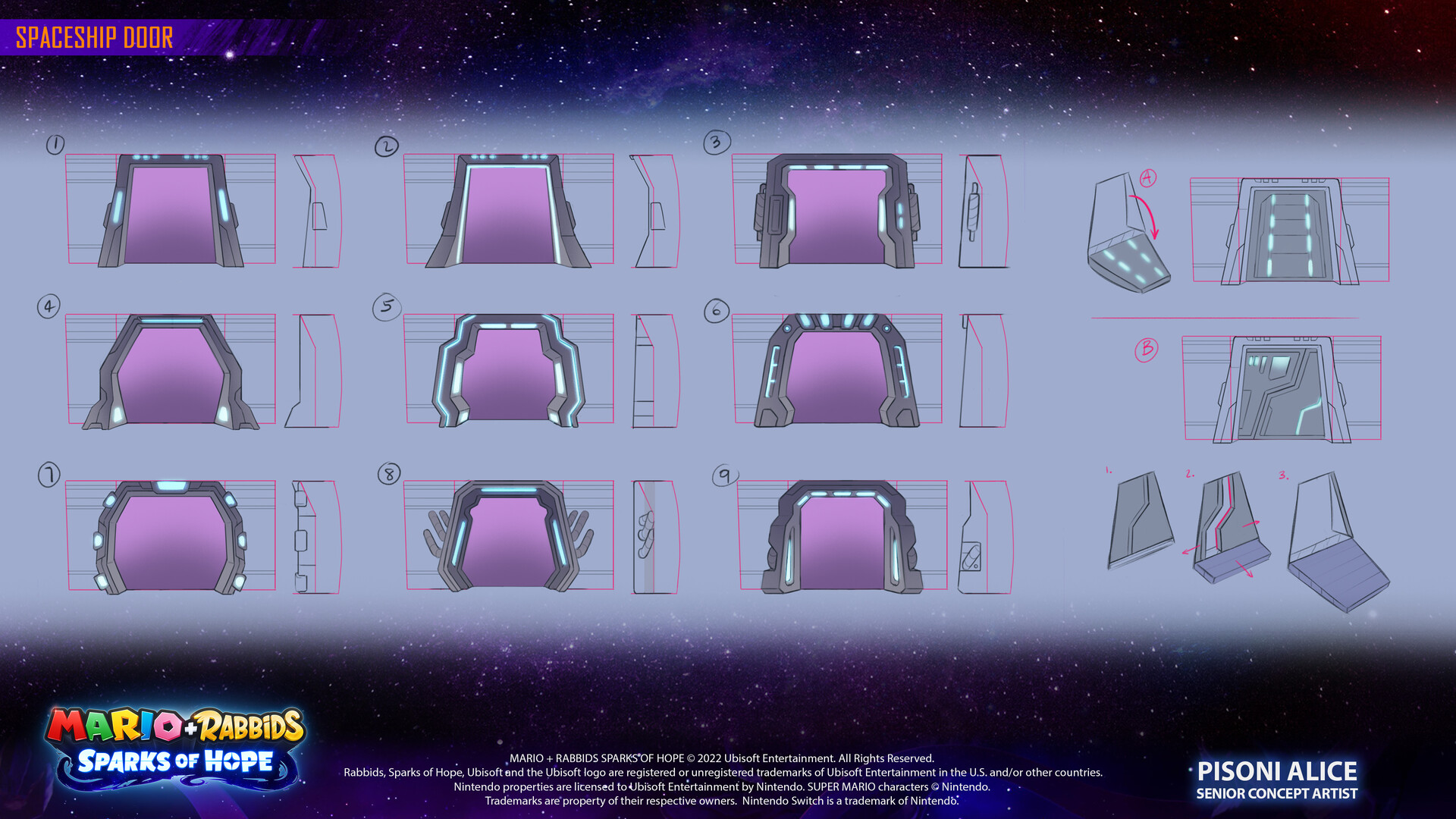 Alice Pisoni - Mario+Rabbids Sparks of Hope - SPACESHIP ARMORY