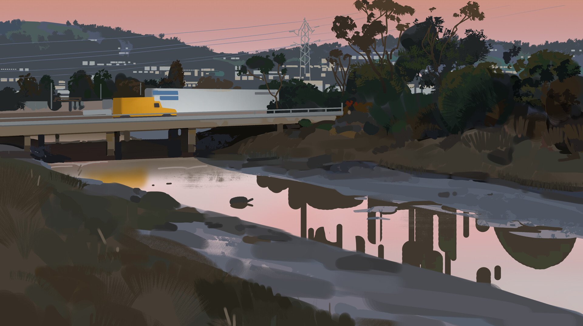 ArtStation - week color study