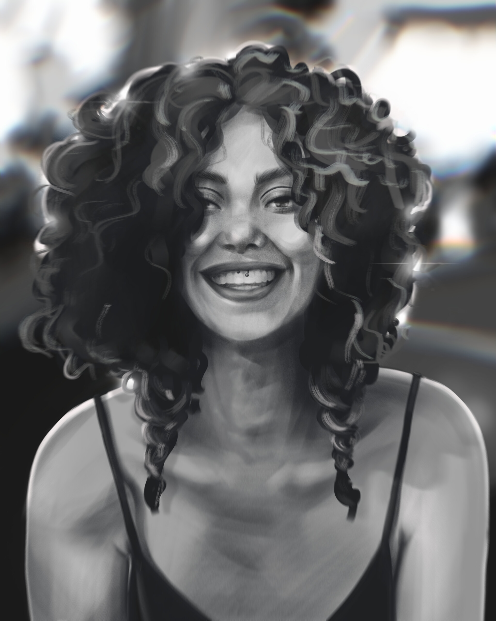 ArtStation - Smiling girl