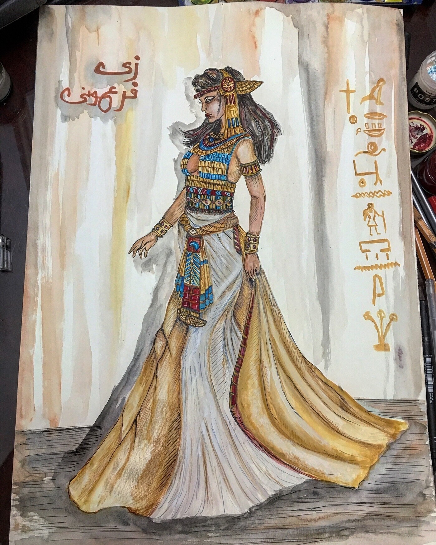 ArtStation - Pharaoh Queen Costume Design