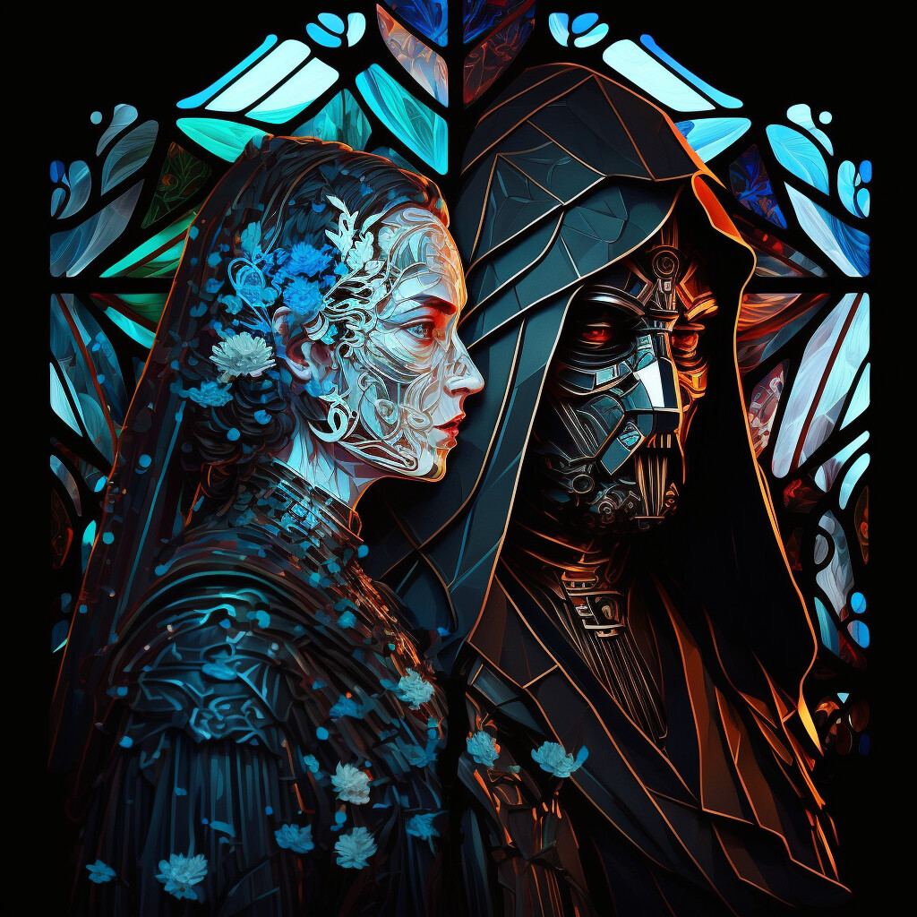 ArtStation - The Dark Lord and the Princess of Light.