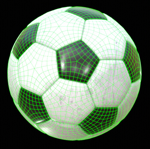 Soccer Ball Texture Maya