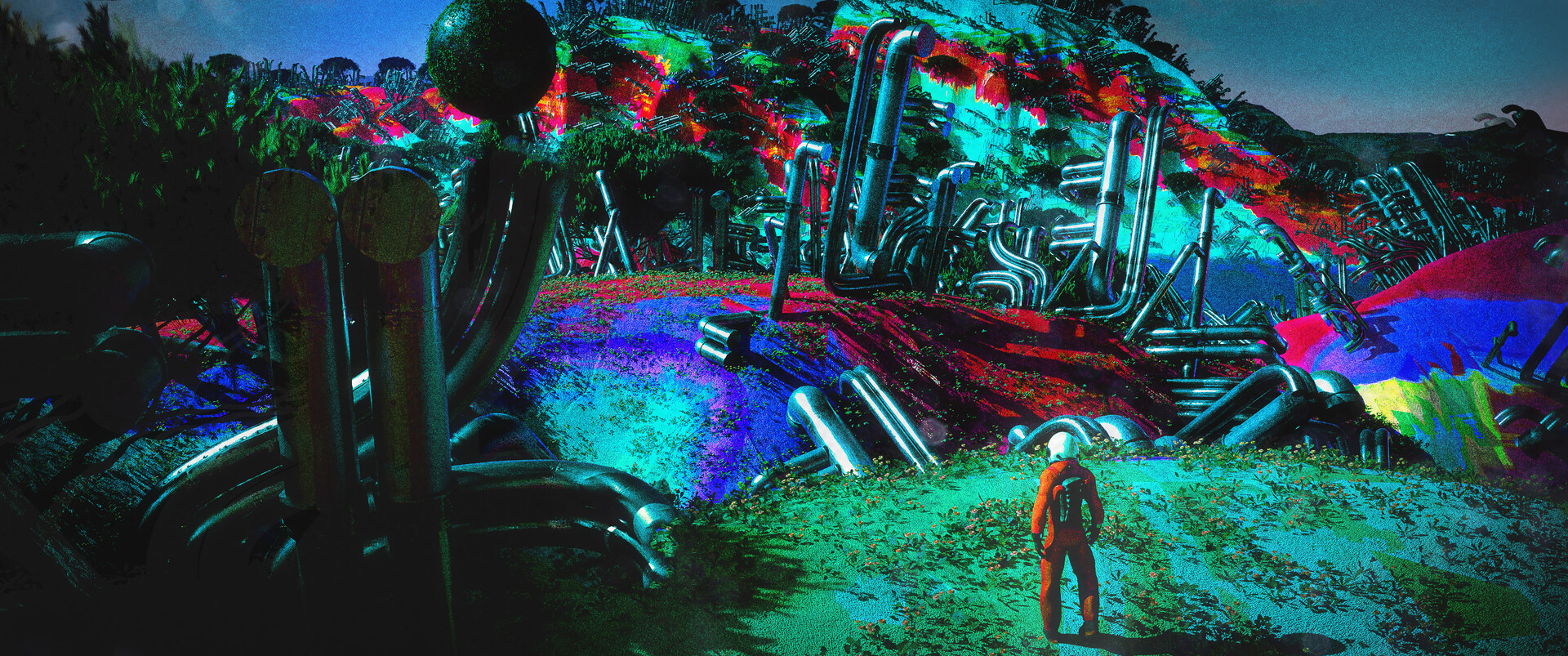 Neon gravity - abstract settings