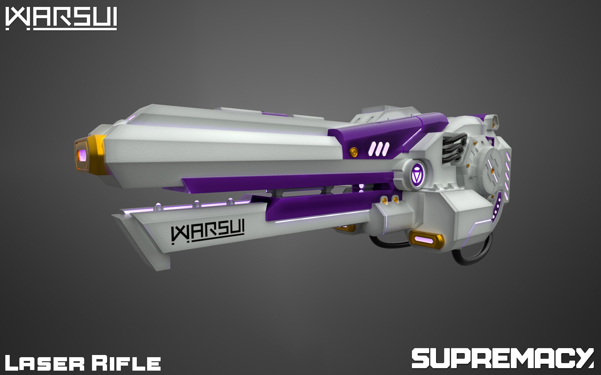 Mitchell Hart - Warsui, "Violet Ice" Themed Weapons - Supremacy