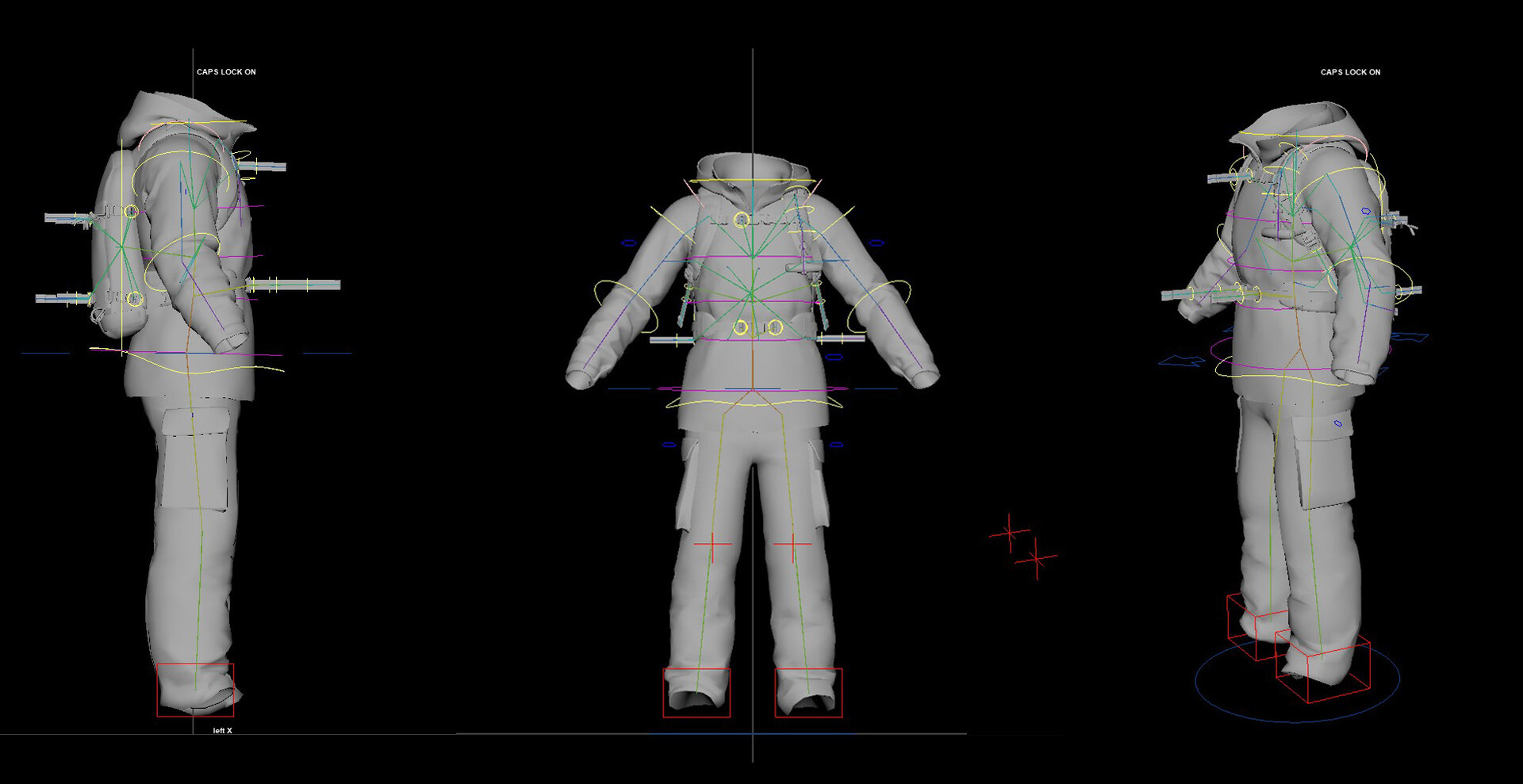 ArtStation - Hiker - Game Character Rig