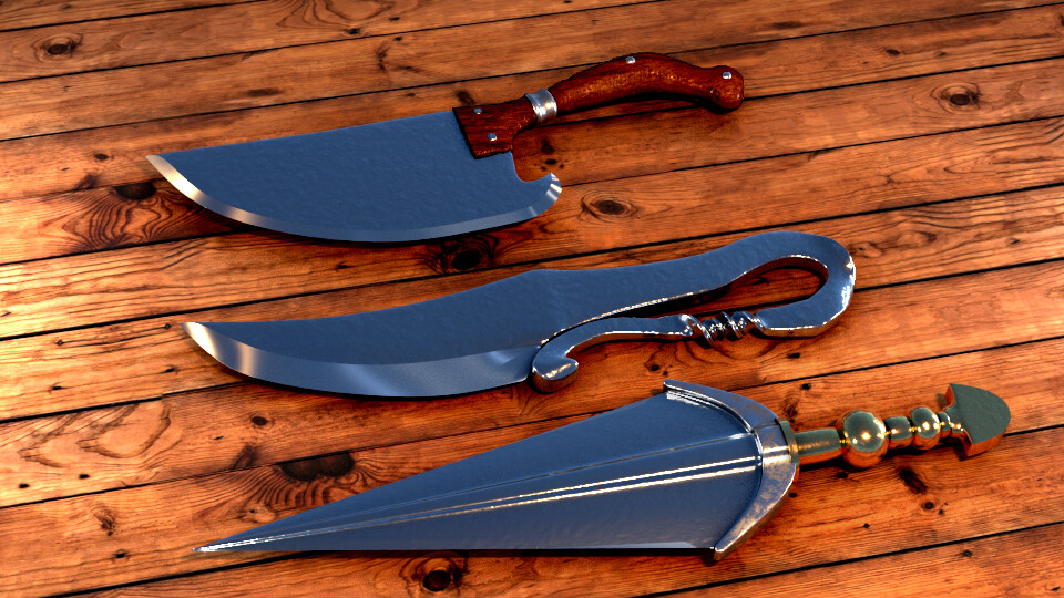 ArtStation - Medieval daggers