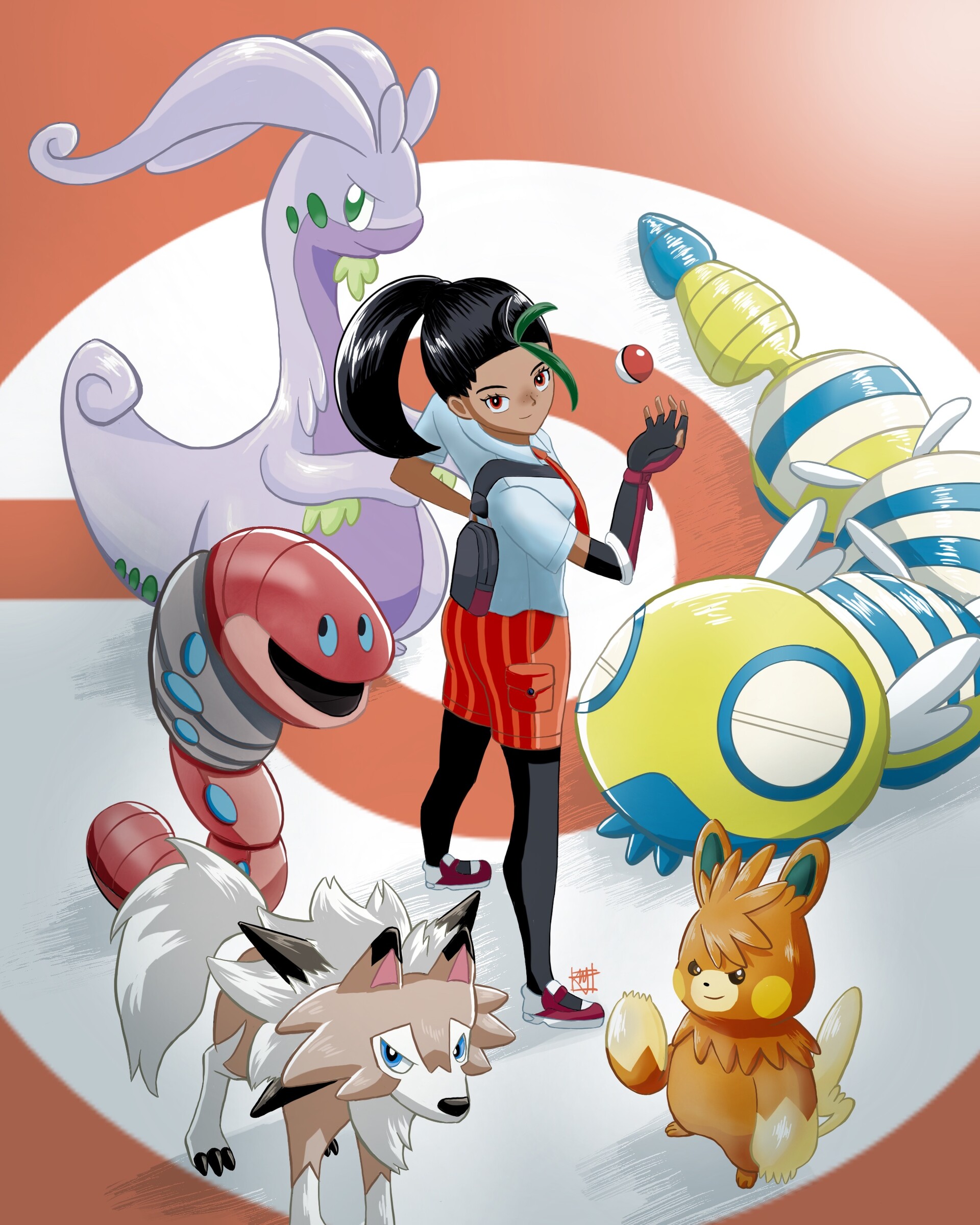 Artstation Nemonas Pokemon Team