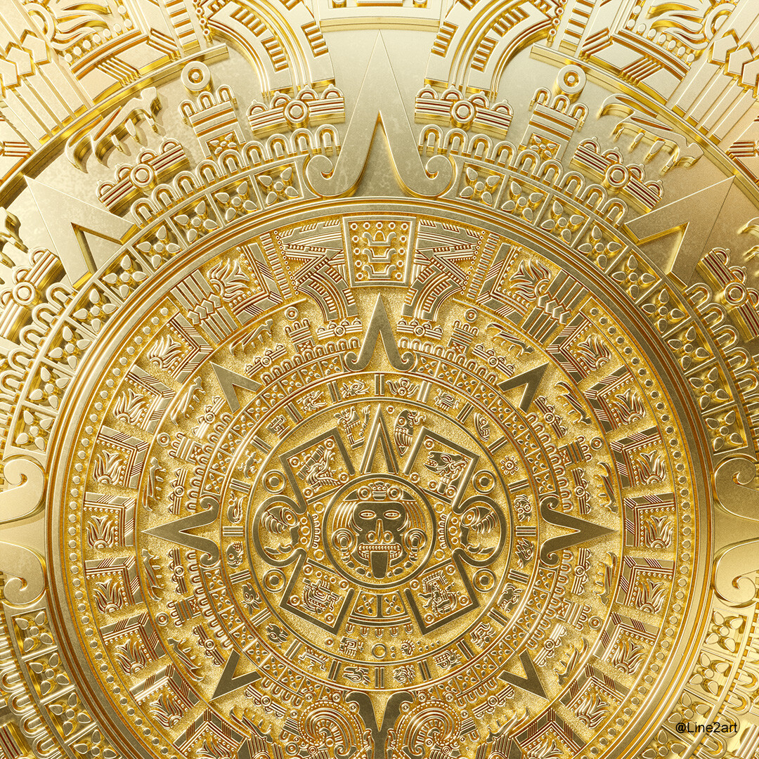 ArtStation - Aztec Calendar