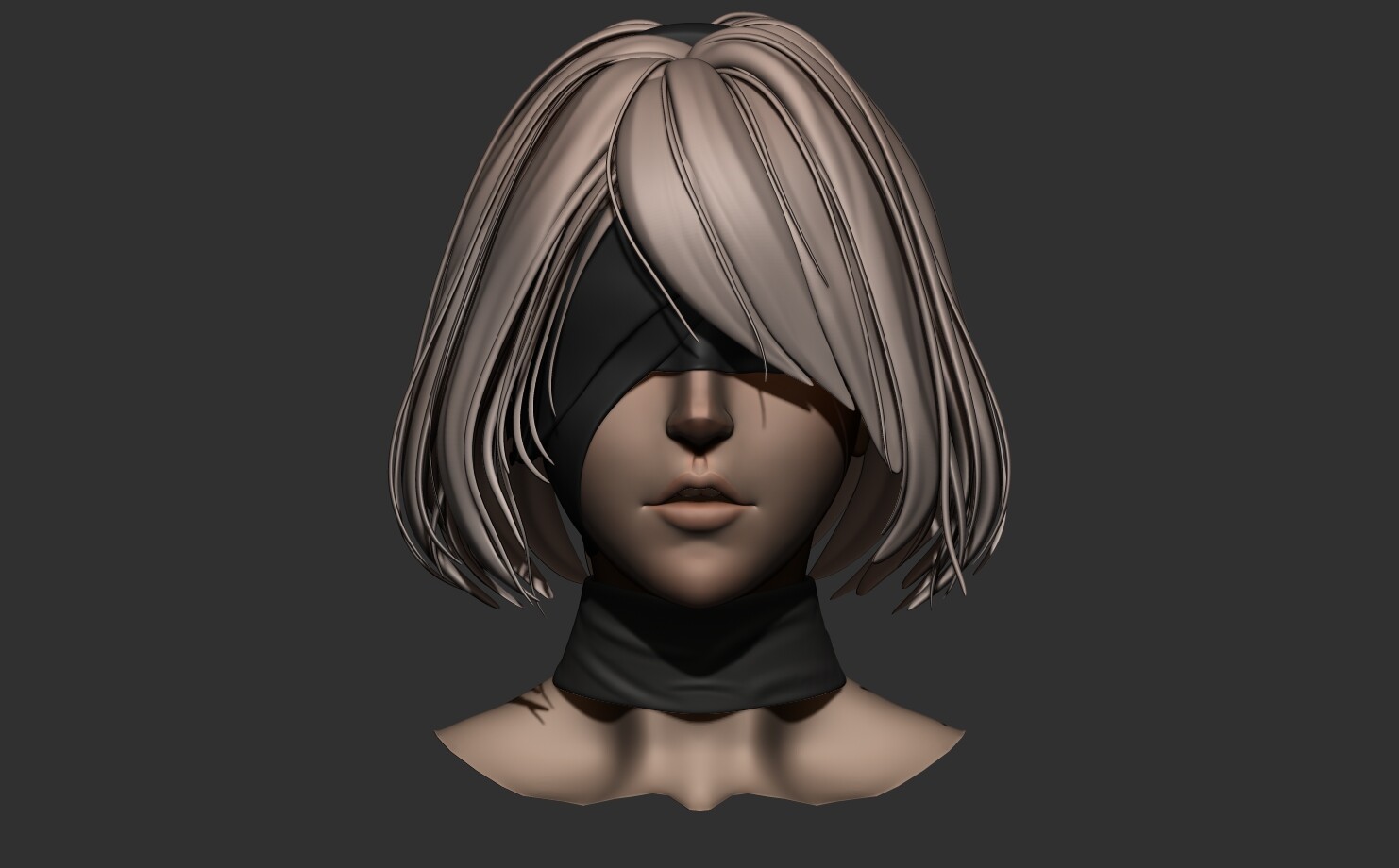 ArtStation - 2B Fanart - WIP