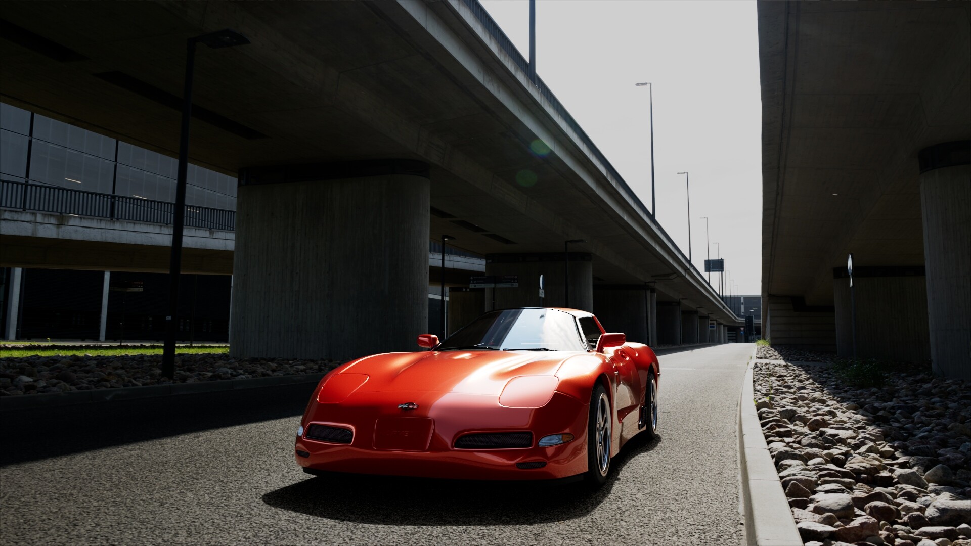 ArtStation - the Chevrolet Corvette C5