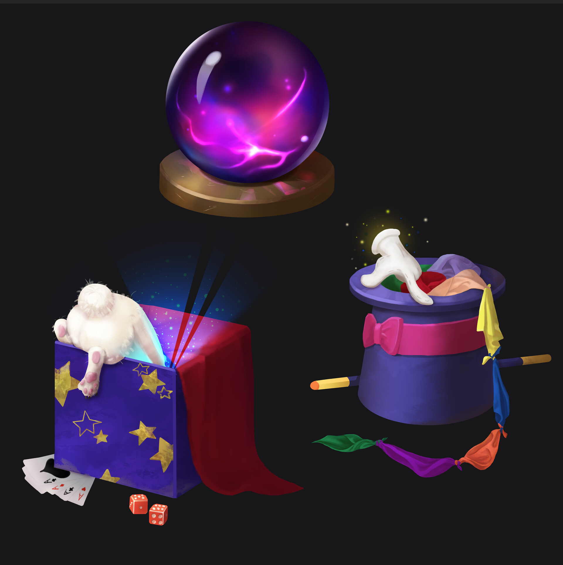 ArtStation - Magician props