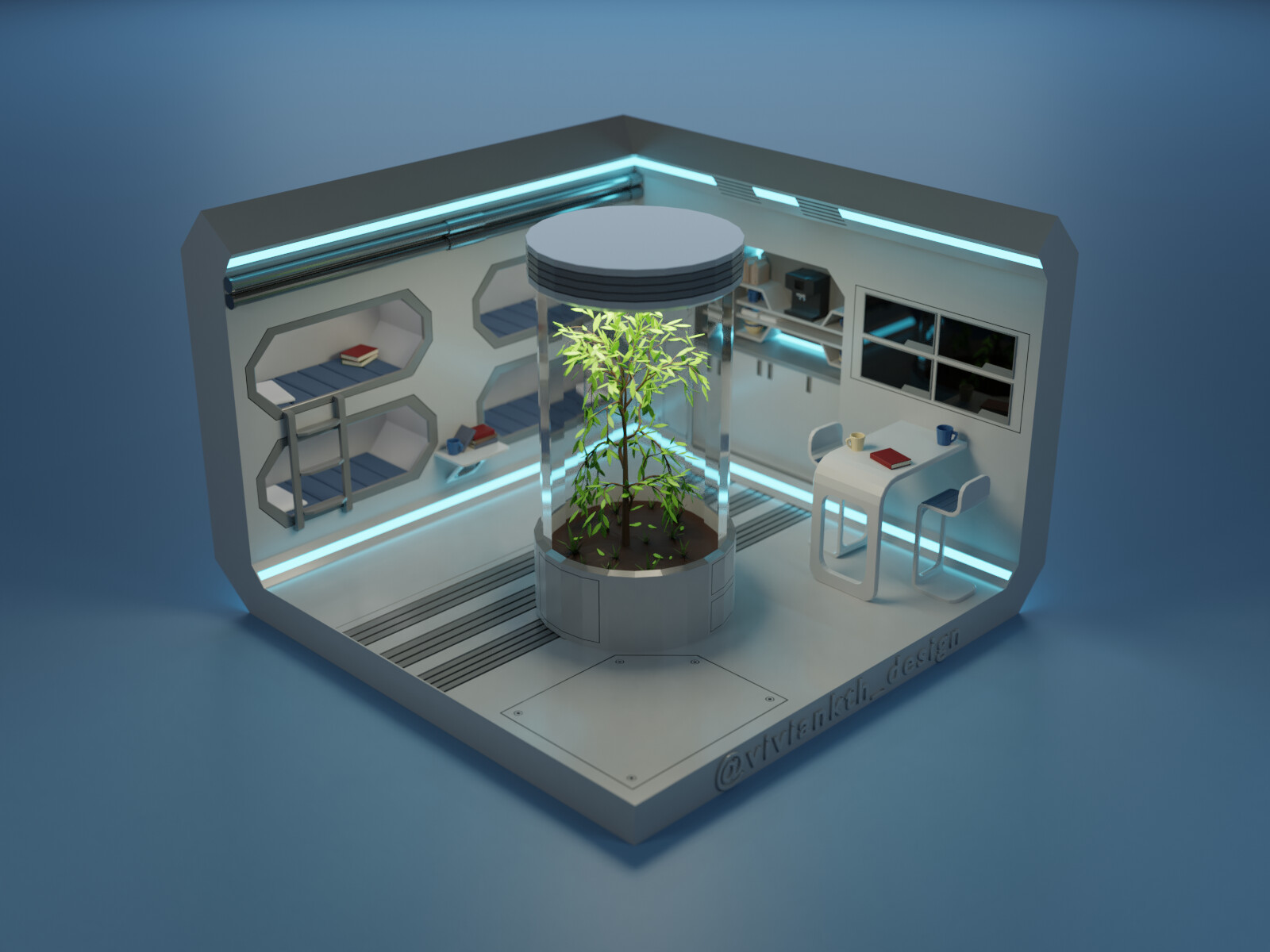 ArtStation - Isometric Space Station