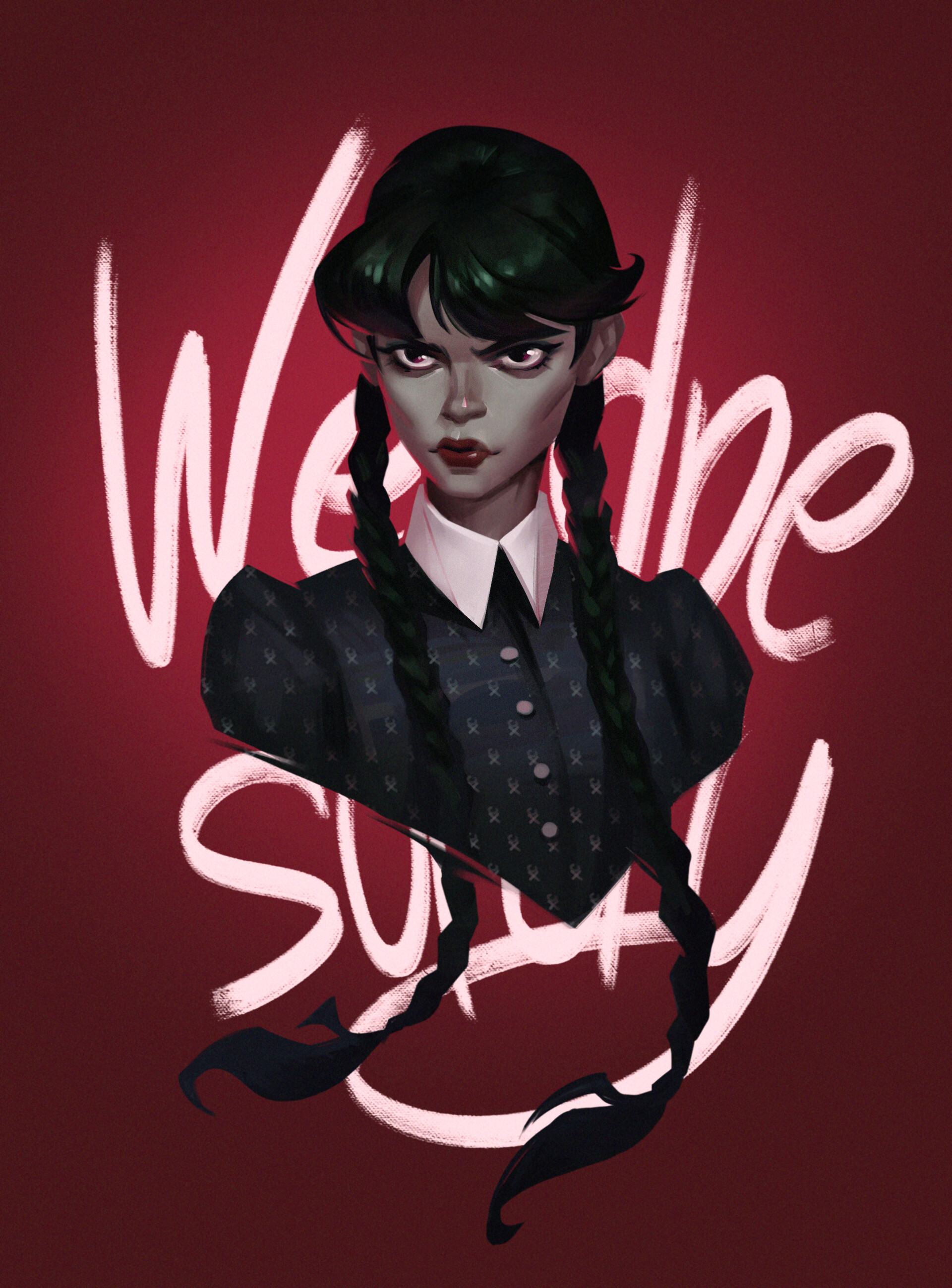 Wednesday Addams Drawing Tumblr