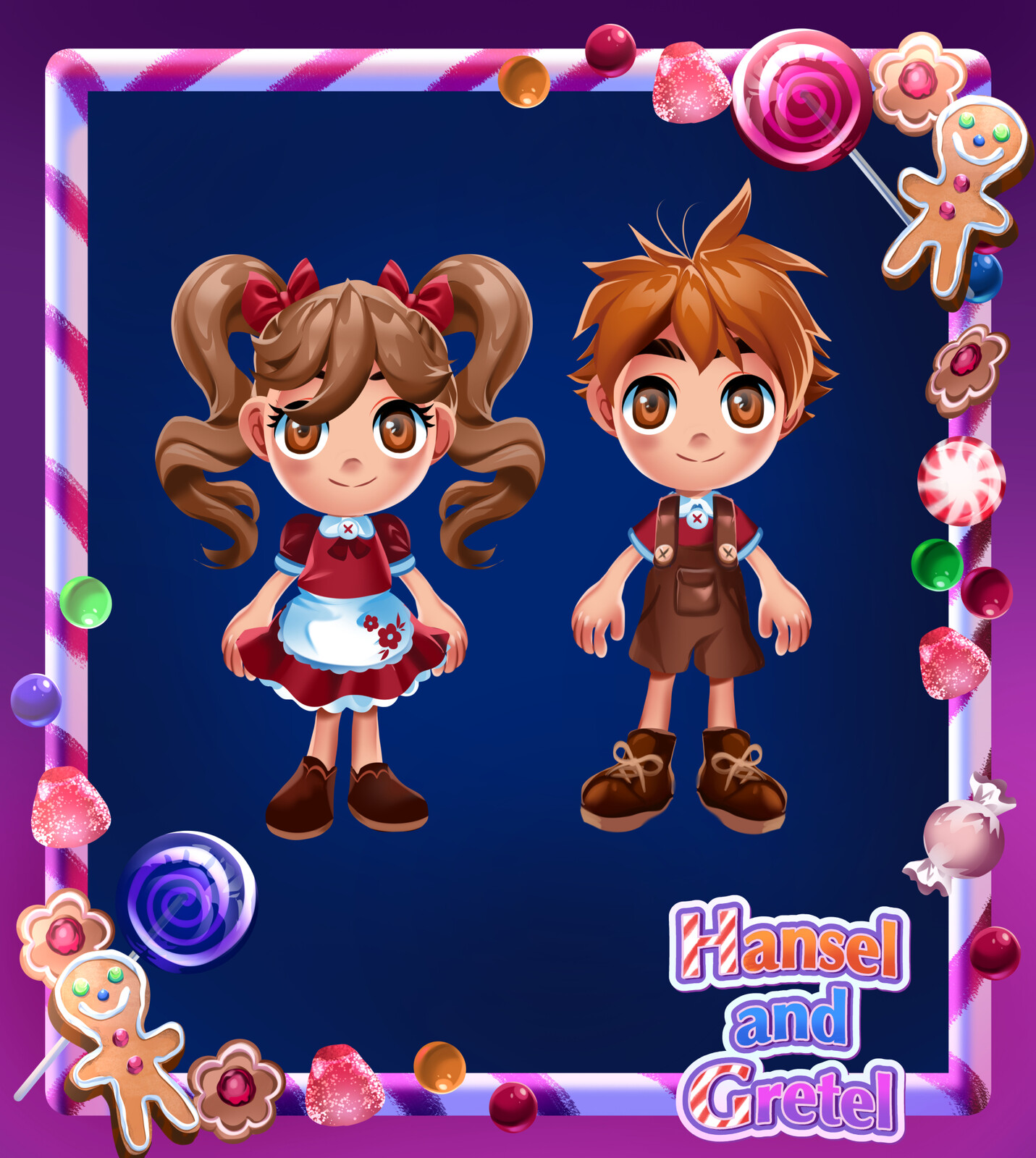 Bryan Golden - Hansel and Gretel Game Art