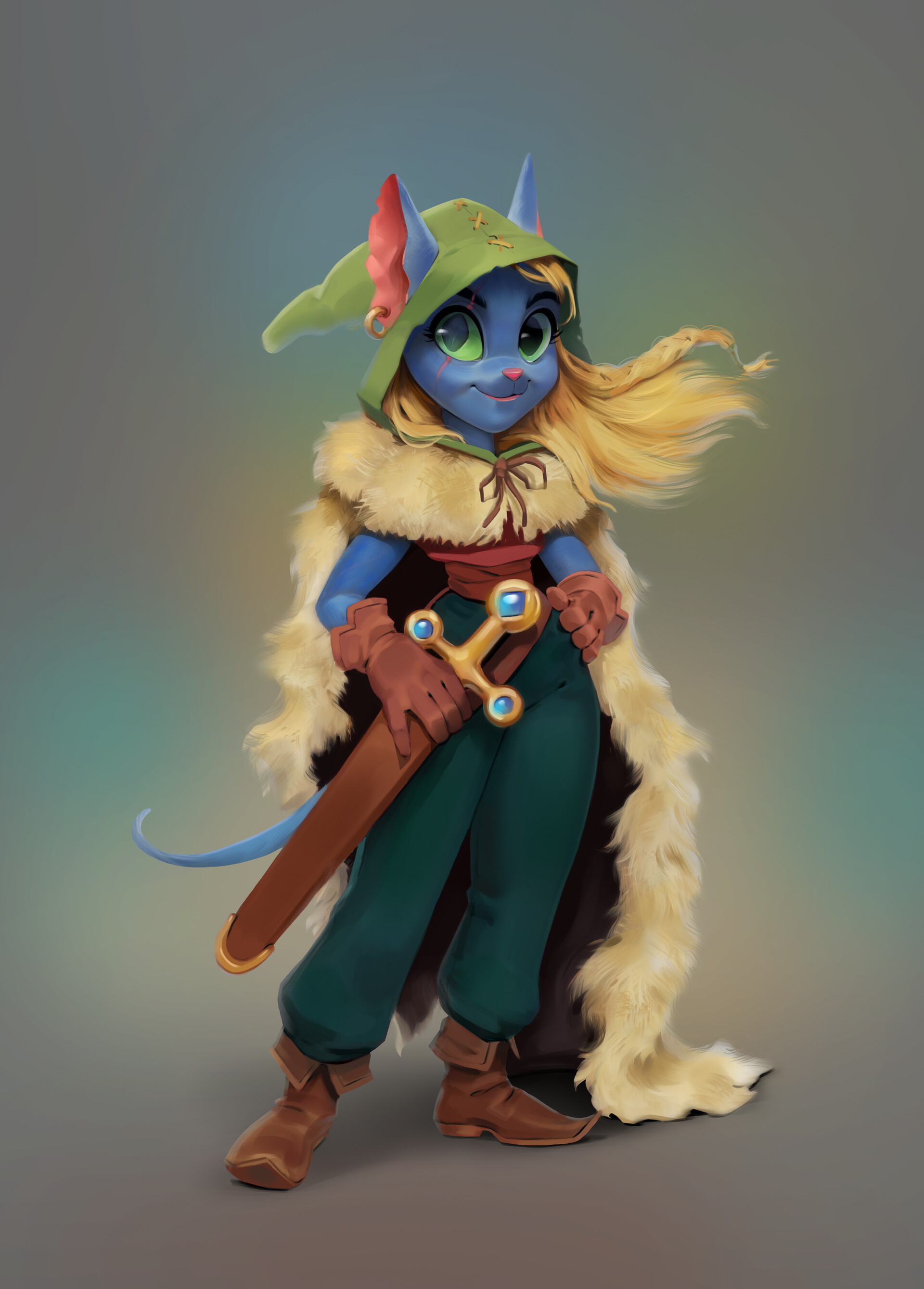 ArtStation - Lady Cat