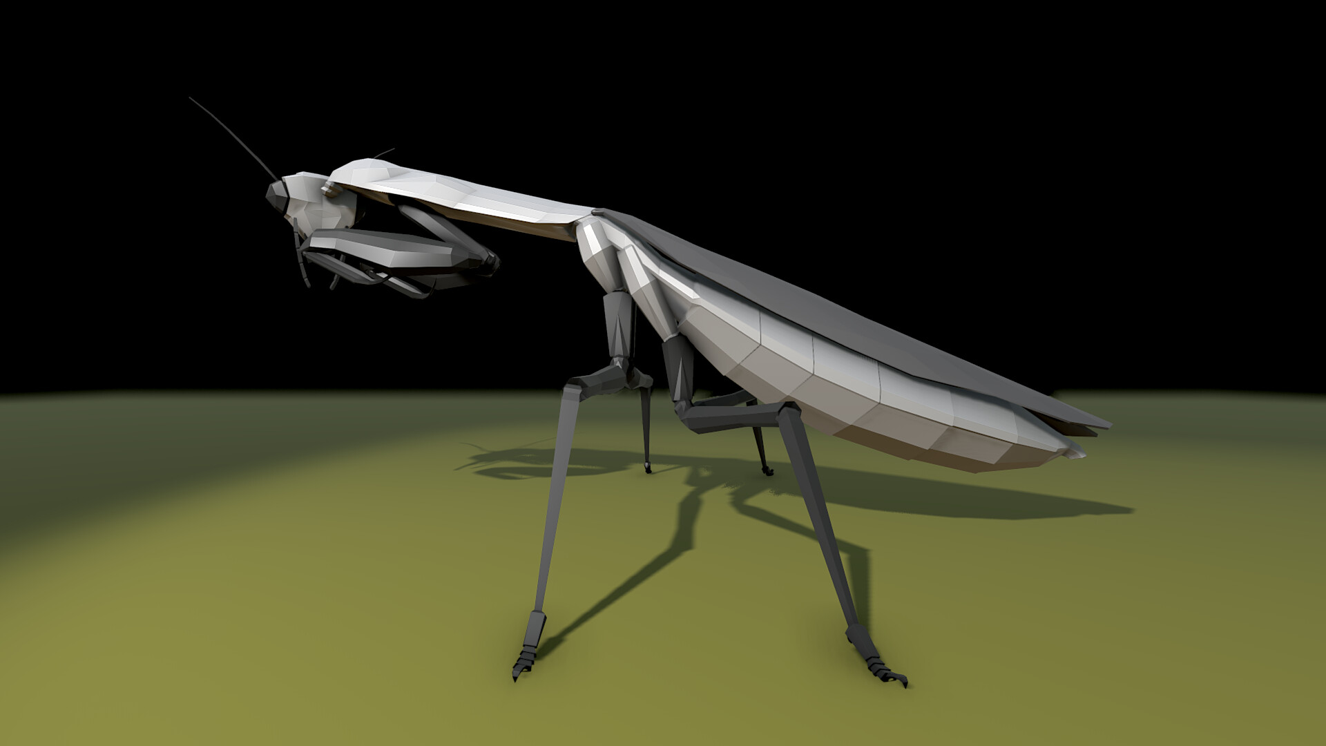 Günther Wolek - Low Poly Mantis
