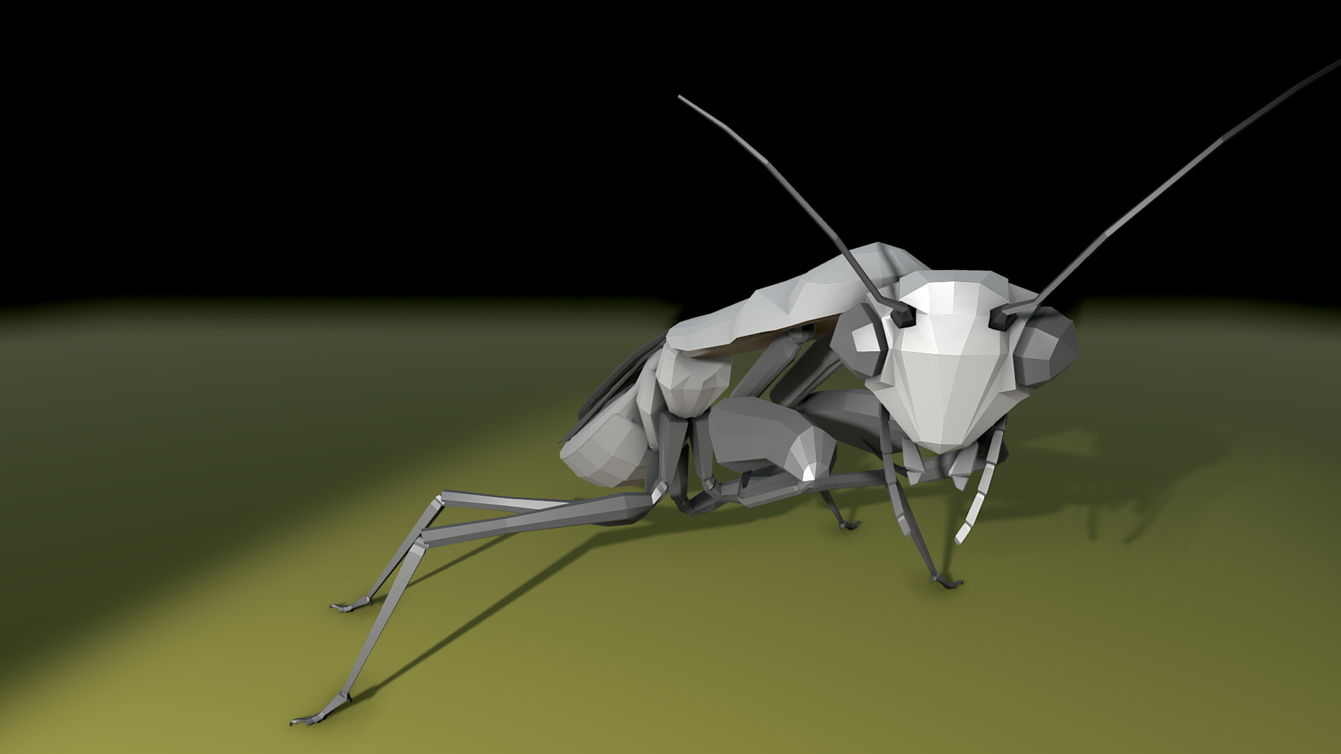 Günther Wolek - Low Poly Mantis