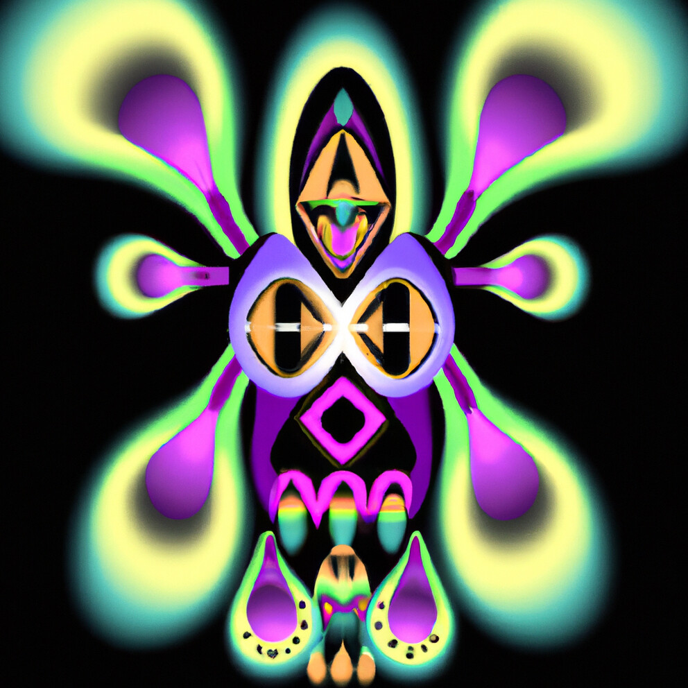 ArtStation - Psychedelic Elemental Face