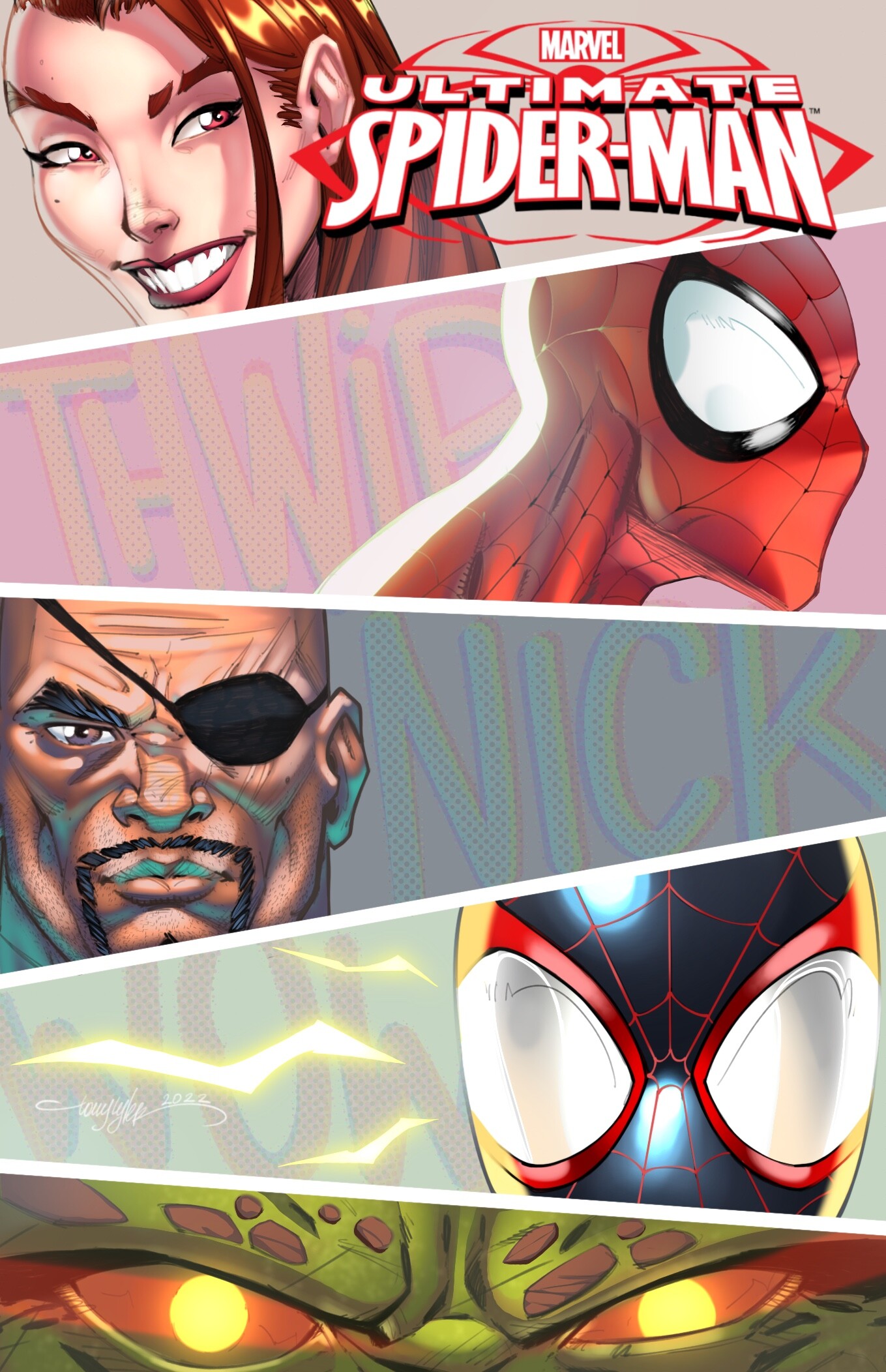 Anton Tarelov - Cover art / Spider-Woman / Jessica Drew (Earth 1610)