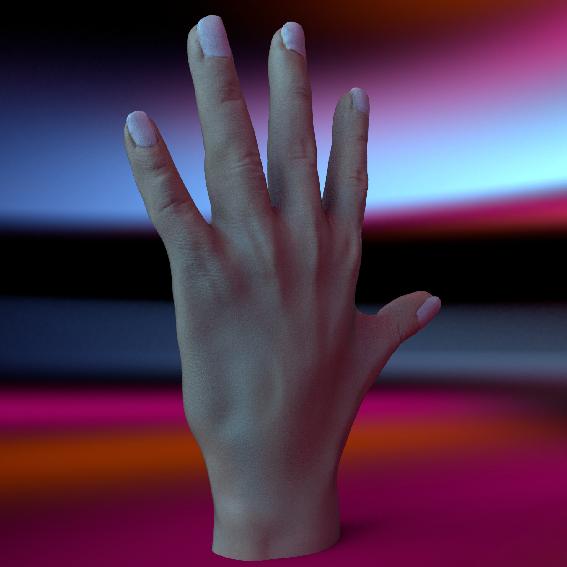 ArtStation - Substance Hand, Final Texture Renders