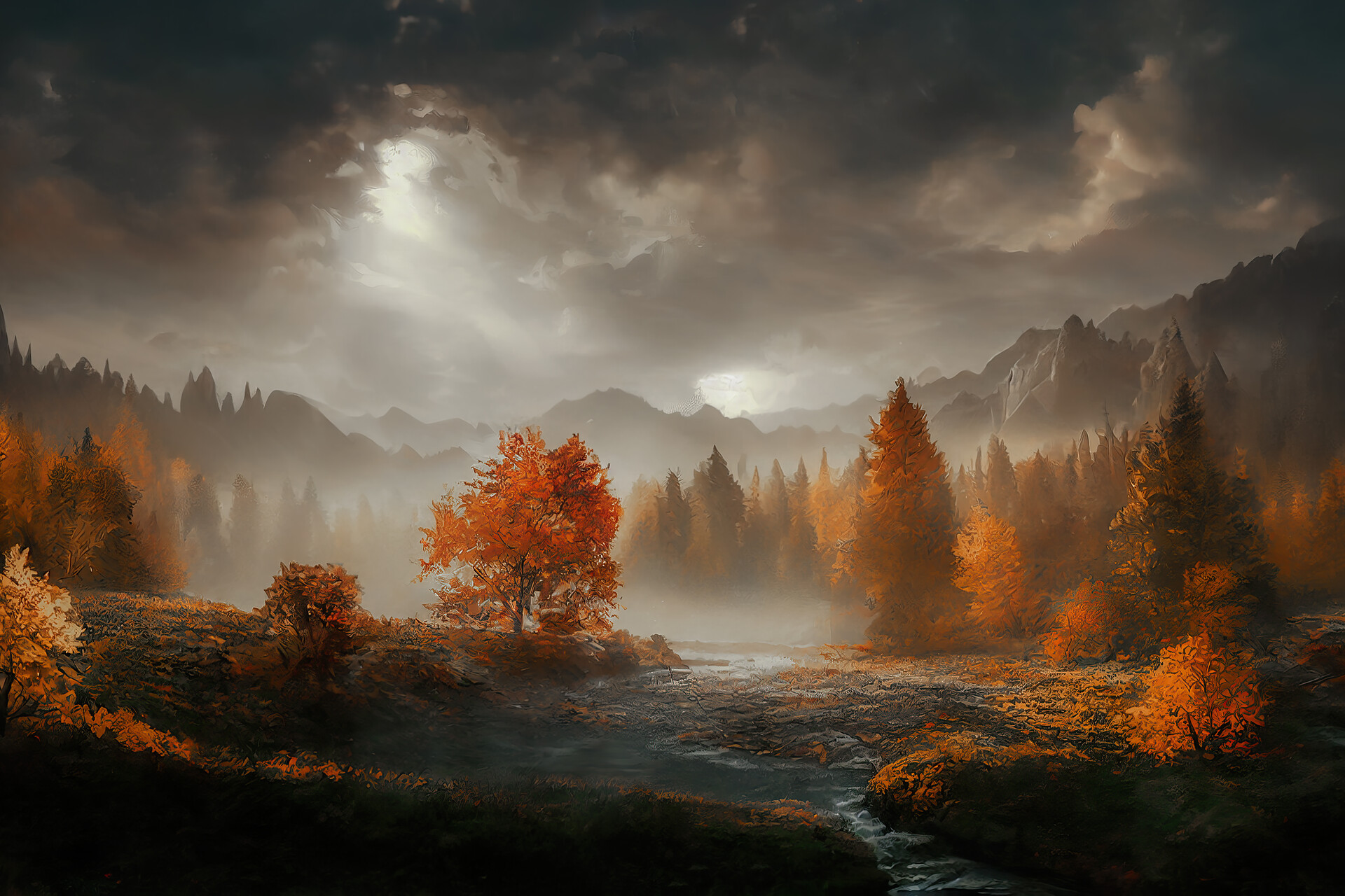 ArtStation - Autumn Landscape