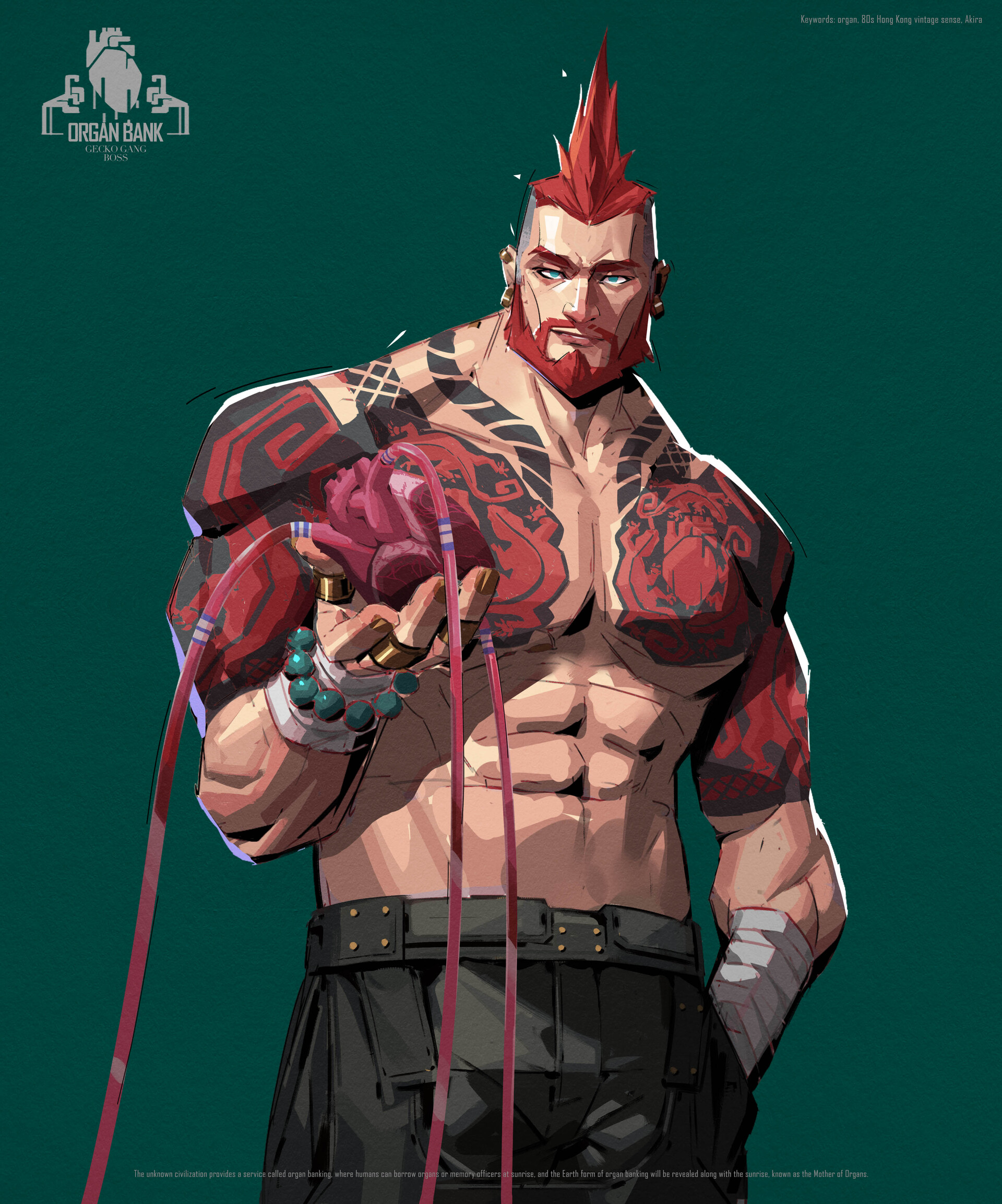 ArtStation - ORGAN BANK-GECKO GANG